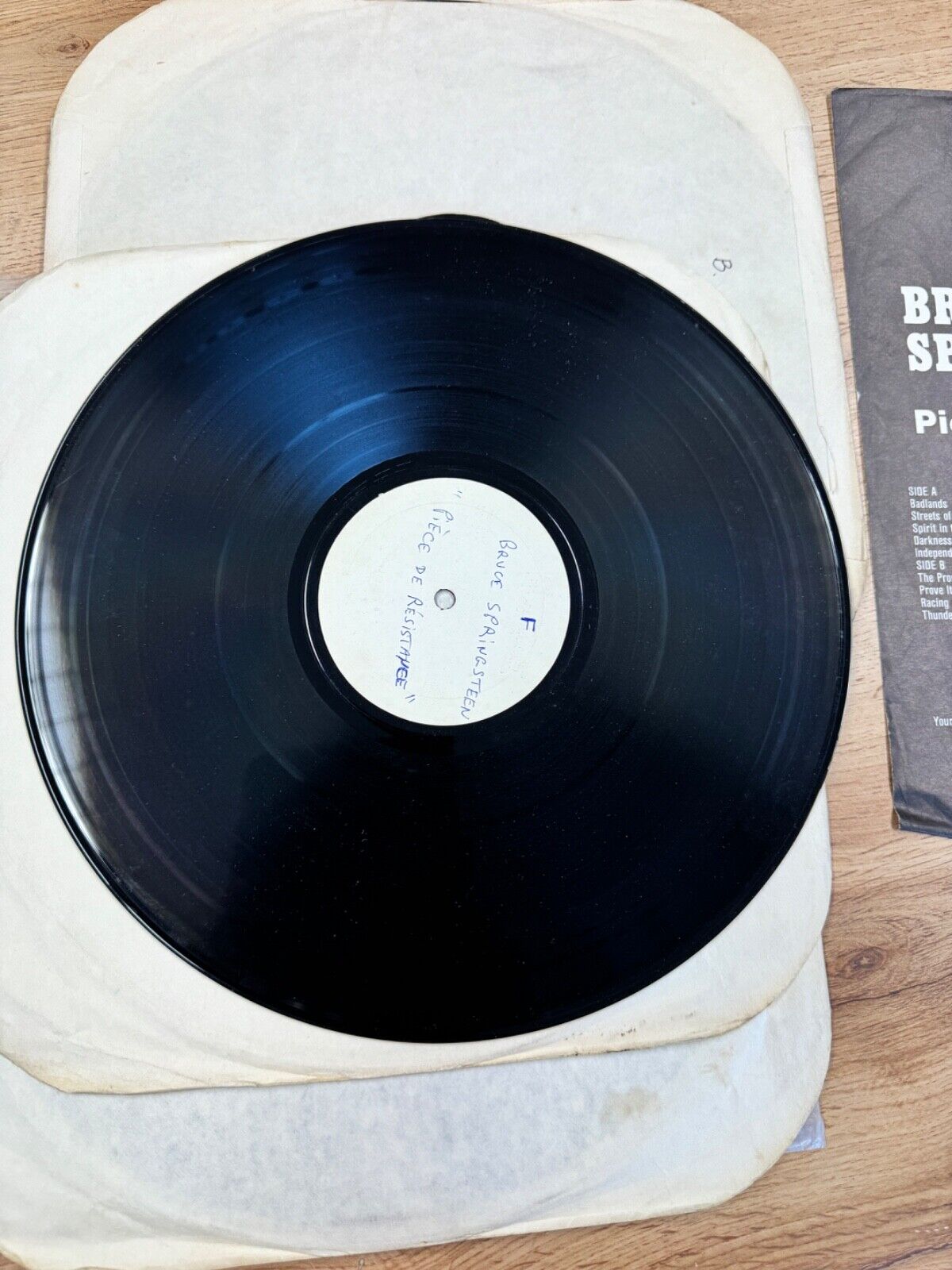 popsike.com - BRUCE SPRINGSTEEN 3 LP Bootleg Album PIECE DE RESISTANCE ...