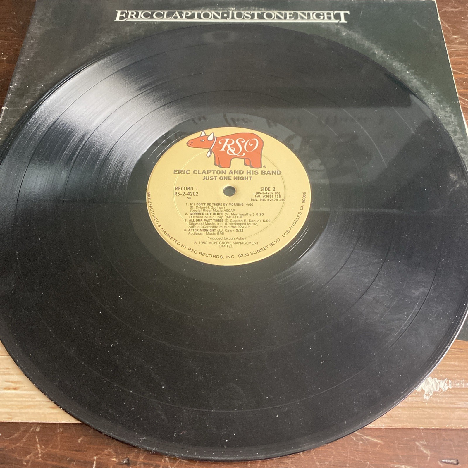 popsike.com - Eric Clapton - Just One Night {LIVE} (1980, Vinyl Double ...