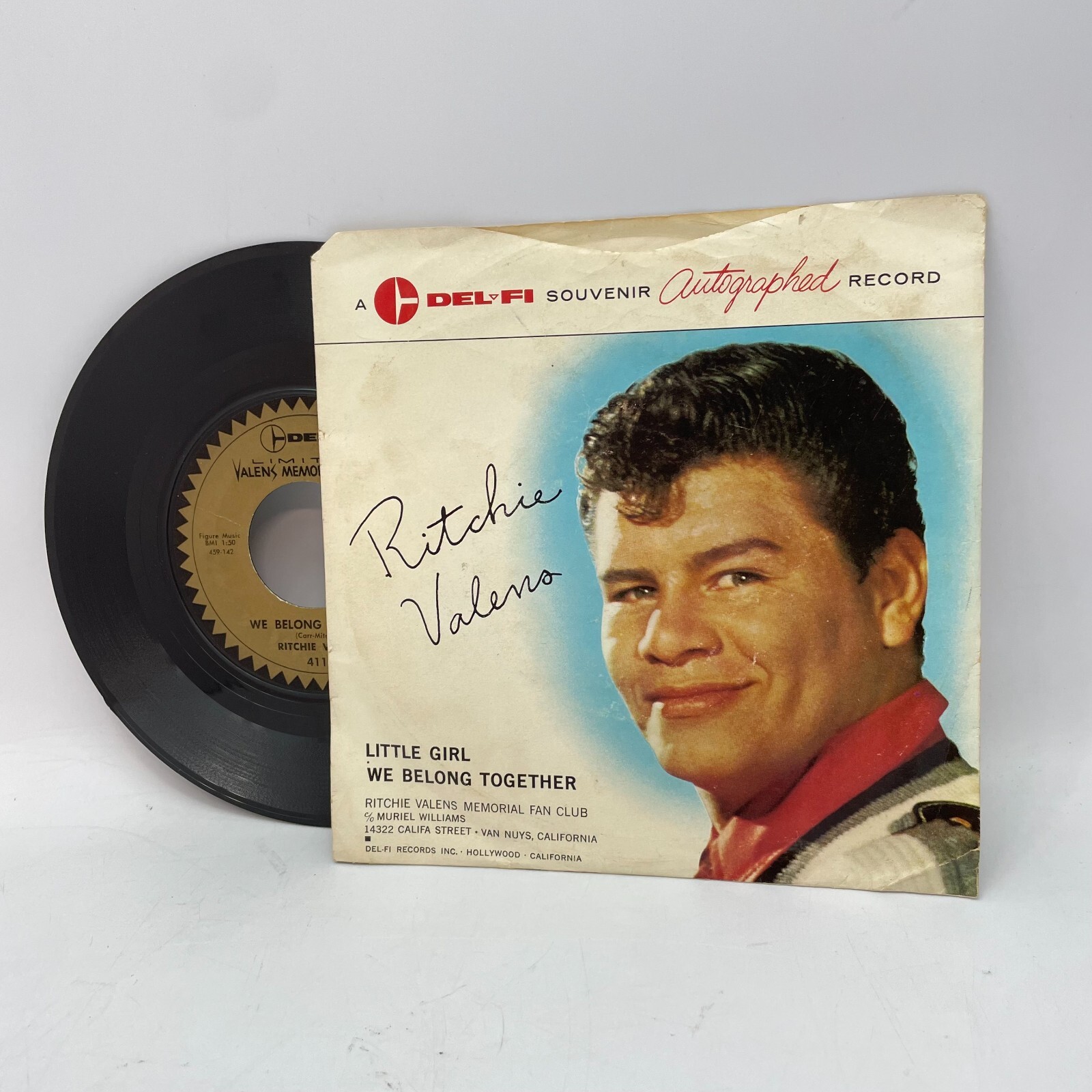 popsike.com - Ritchie Valens ‎Little Girl/We Belong Together Vinyl 7 ...
