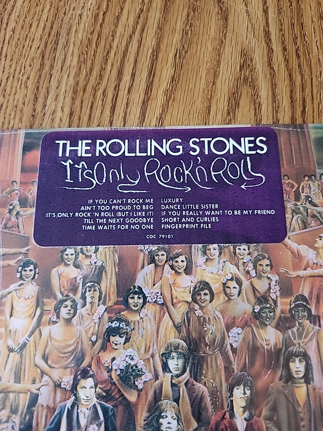 popsike.com - The Rolling Stones "Its Only Rock N Roll" factory sealed 1974 LP w/hype stick N ...