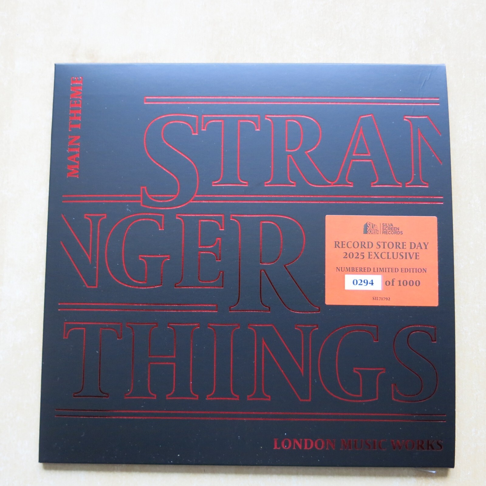popsike.com - OST Stranger Things - London Music Works 7" red vinyl ...