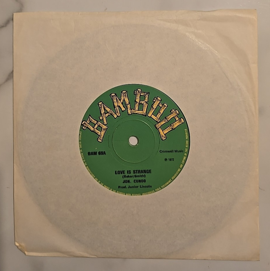 popsike.com - UNPLAYED REGGAE - JON. CUNOO - LOVE IS STRANGE - 1972 UK ...