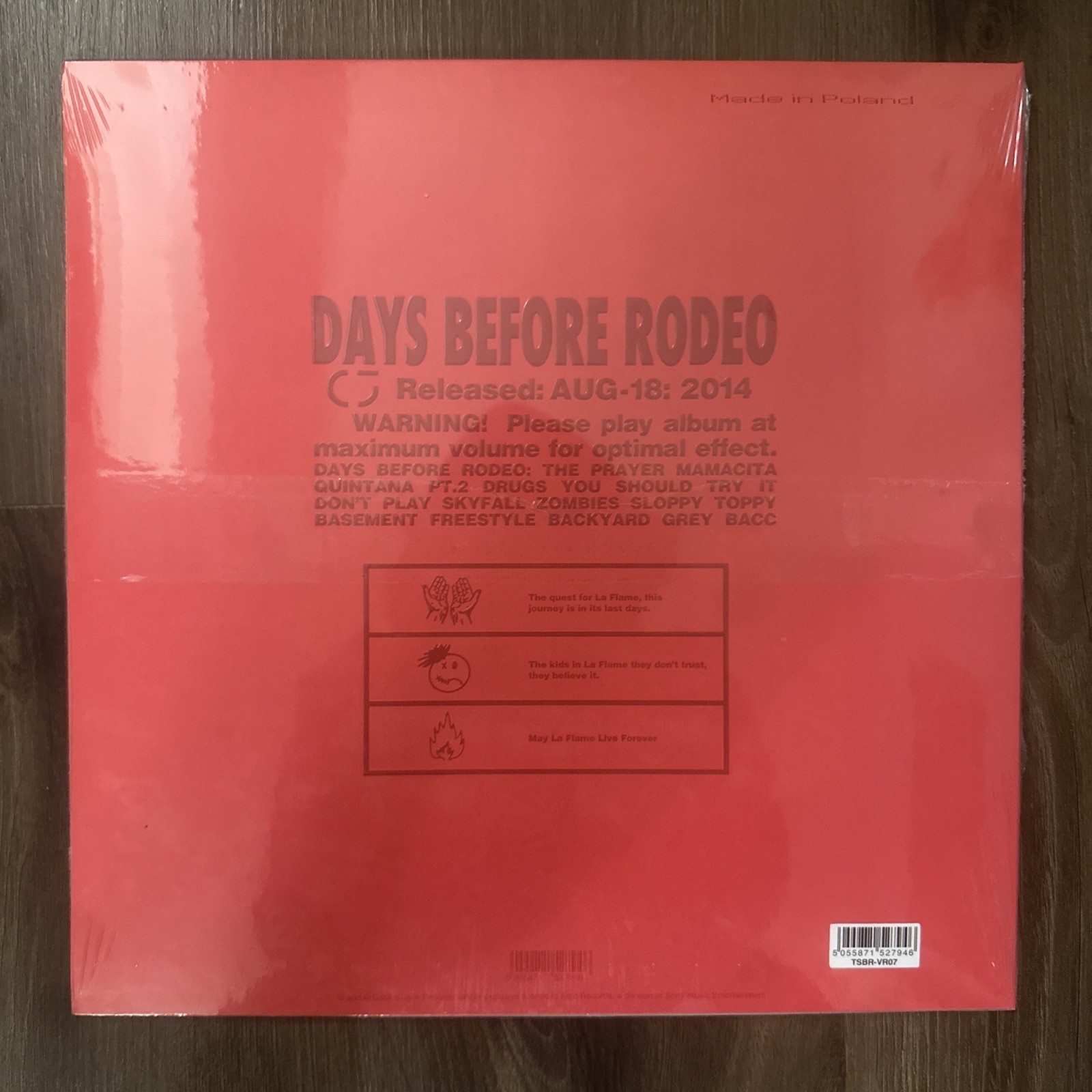 popsike.com - Travis Scott Vinyl Days Before Rodeo Vinyl 1LP Official ...