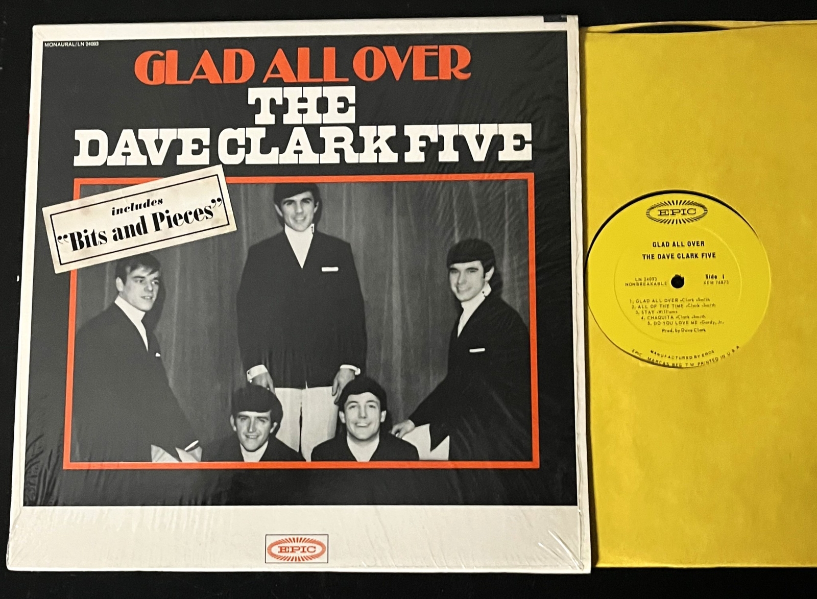 popsike.com - Dave Clark Five-Glad All Over-1964 US MONO LP-Withdrawn ...
