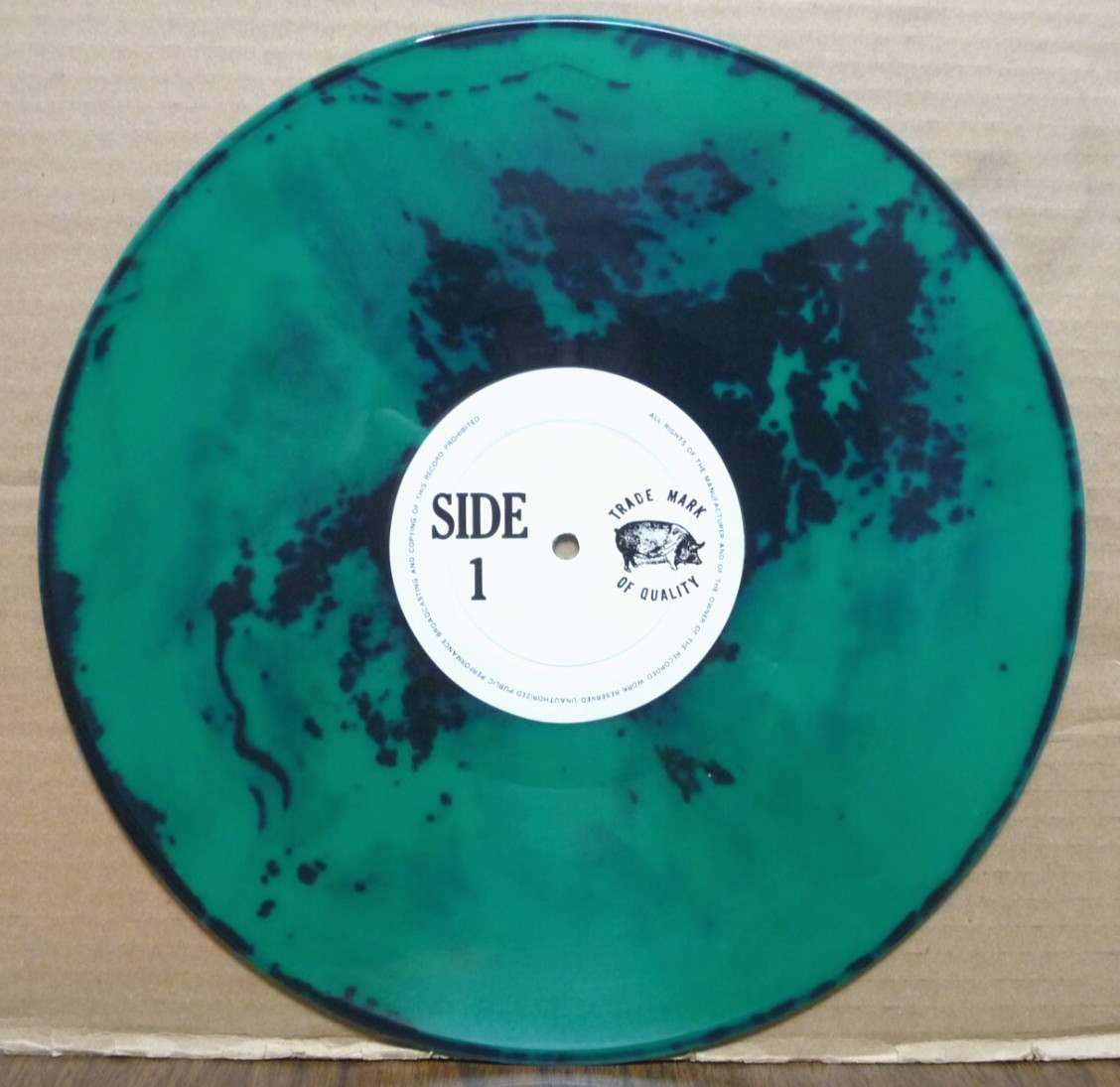 popsike.com - JIMI HENDRIX Good Karma 1 LP Rare GREEN & BLACK SPLATTER ...