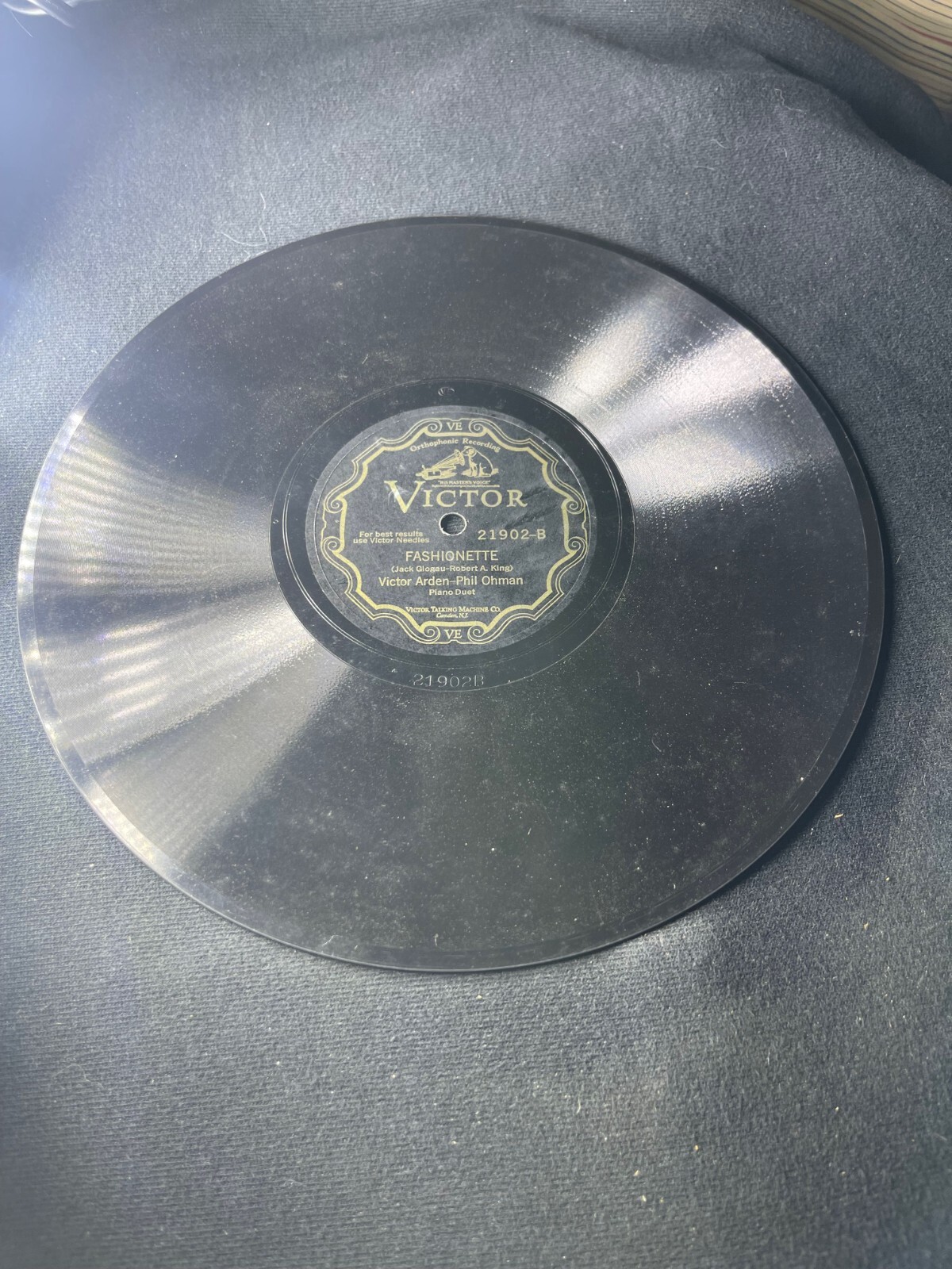 popsike.com - VICTOR Record 78 rpm 21902 SWEET NOTHING / FASHIONETTE ...