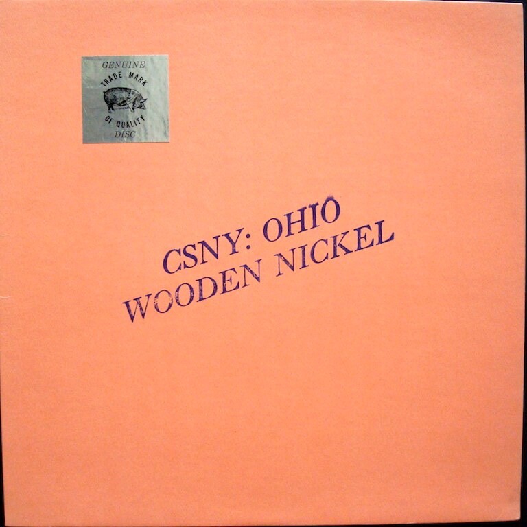popsike.com - CROSBY STILLS NASH YOUNG CSNY OHIO WOODEN NICKEL LIVE red ...