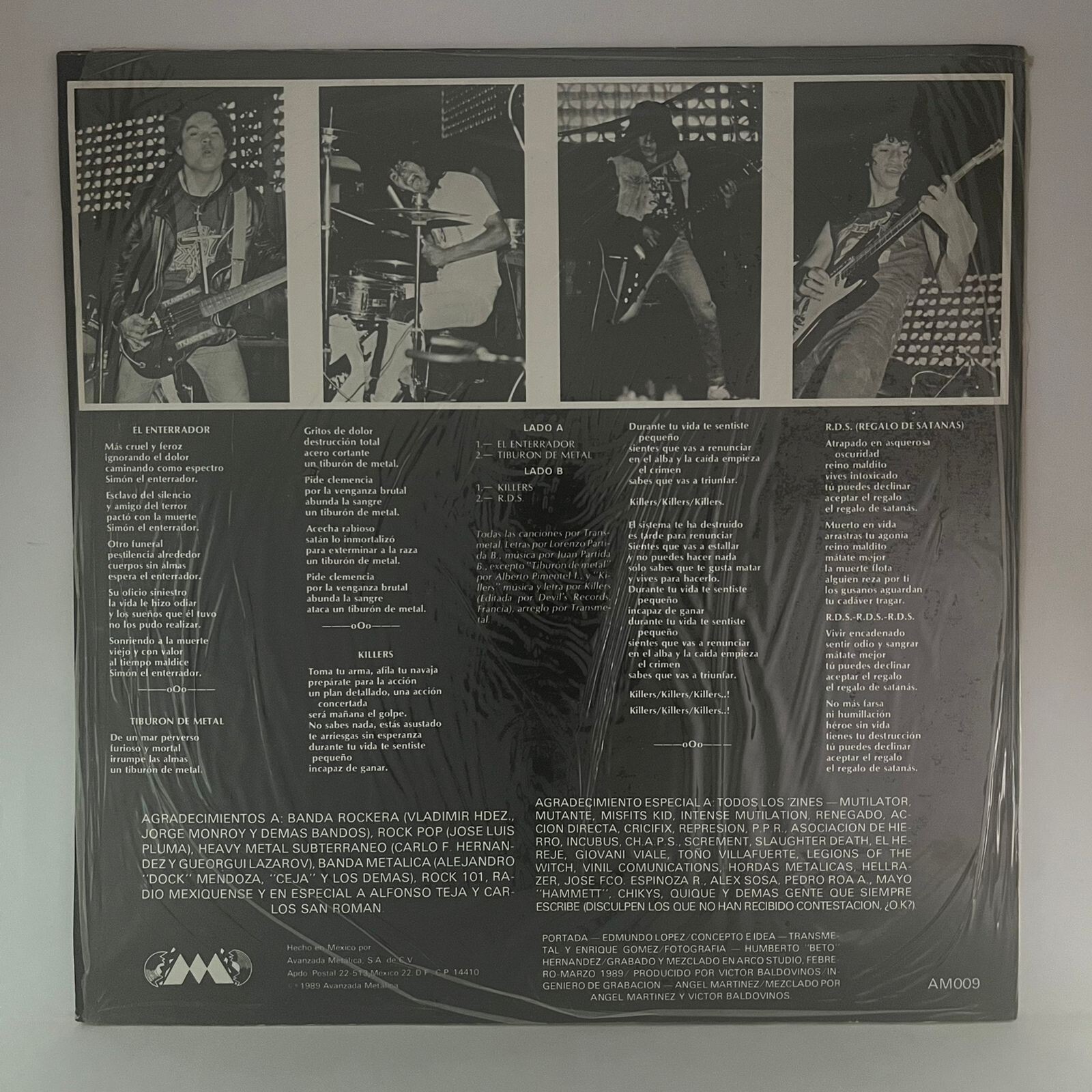 popsike.com - TRANSMETAL - DESEAR UN FUNERAL - 1989 MEXICAN 12" EP ...