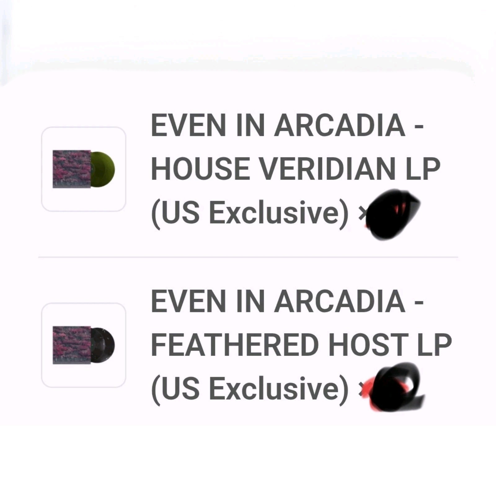 popsike.com - SLEEP TOKEN - EVEN IN ARCADIA -"House Veridian ...