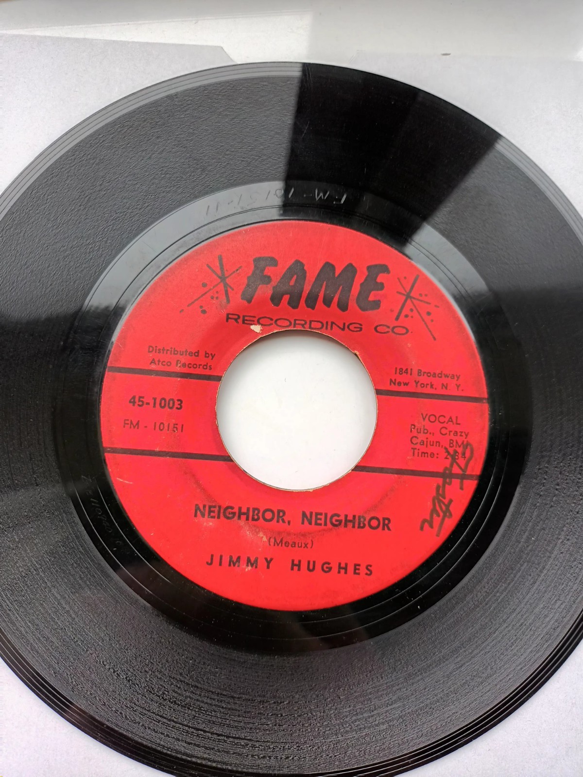 popsike.com - Jimmy Hughes - Neighbor, Neighbor / It's A Good Thing, 7 ...