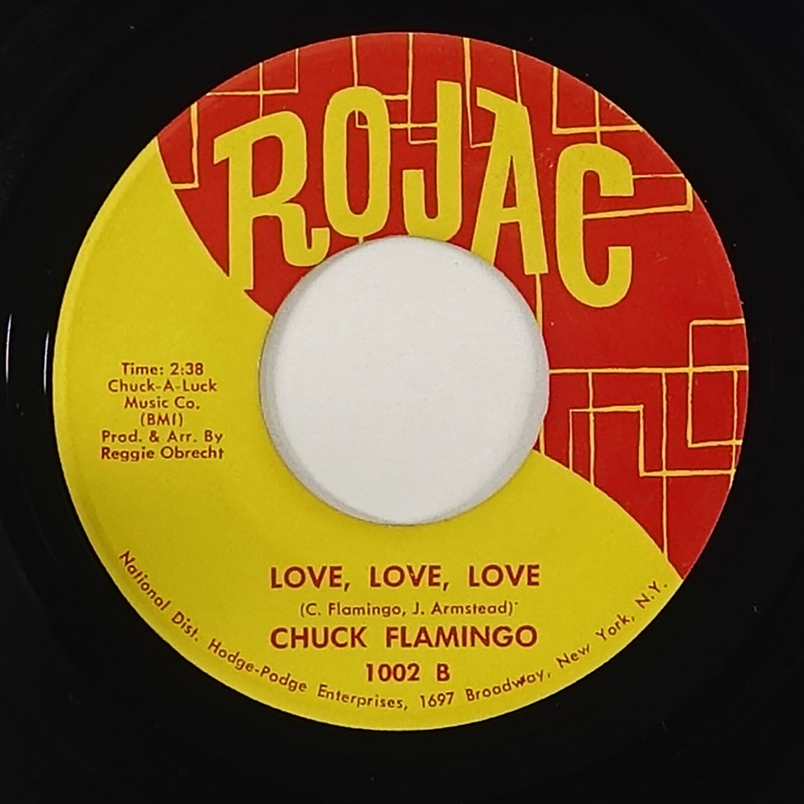 popsike.com - Chuck Flamingo "Love, Love, Love" Northern Soul 45 Rojac ...