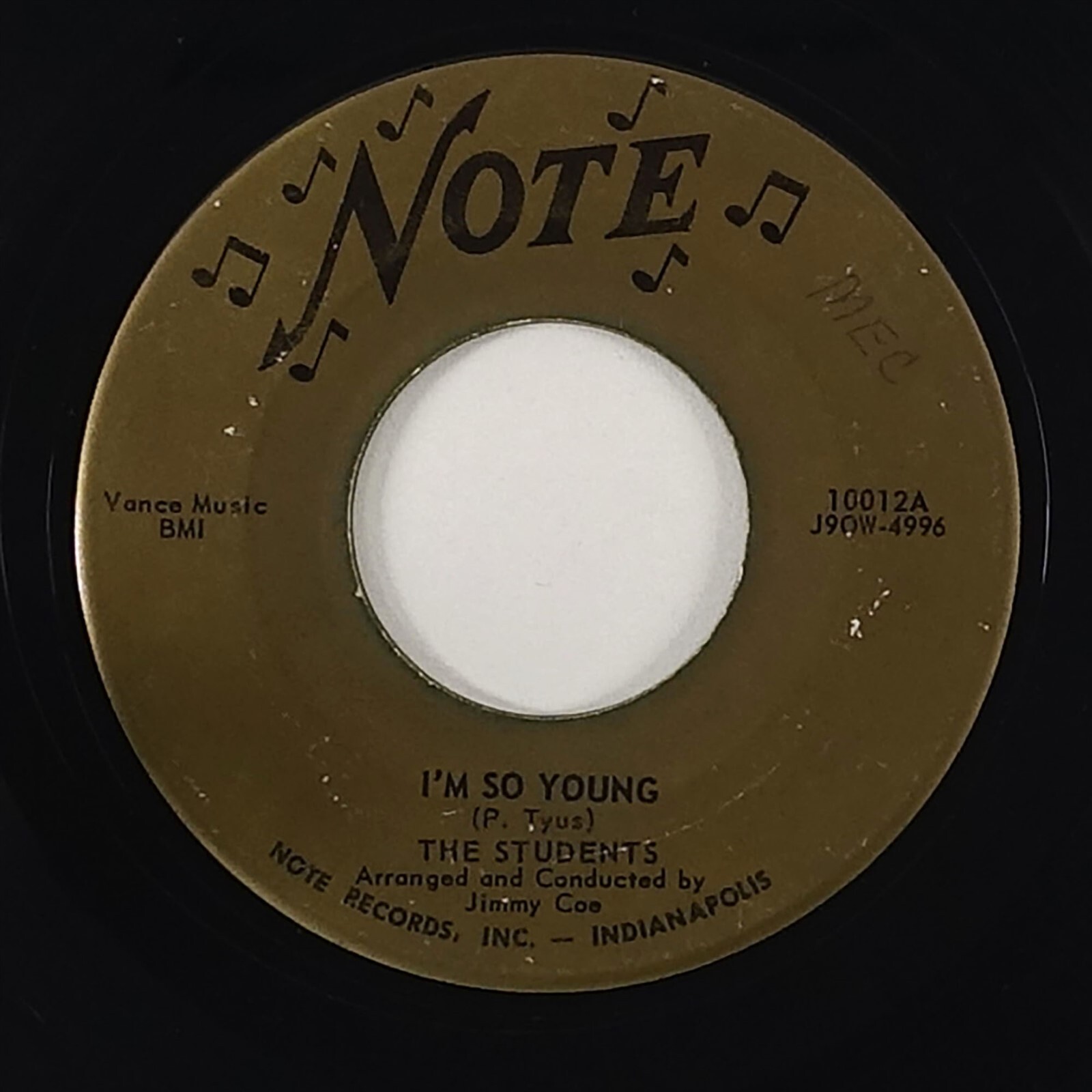 popsike.com - Students "I'm So Young" Doo Wop 45 Note Original Label ...