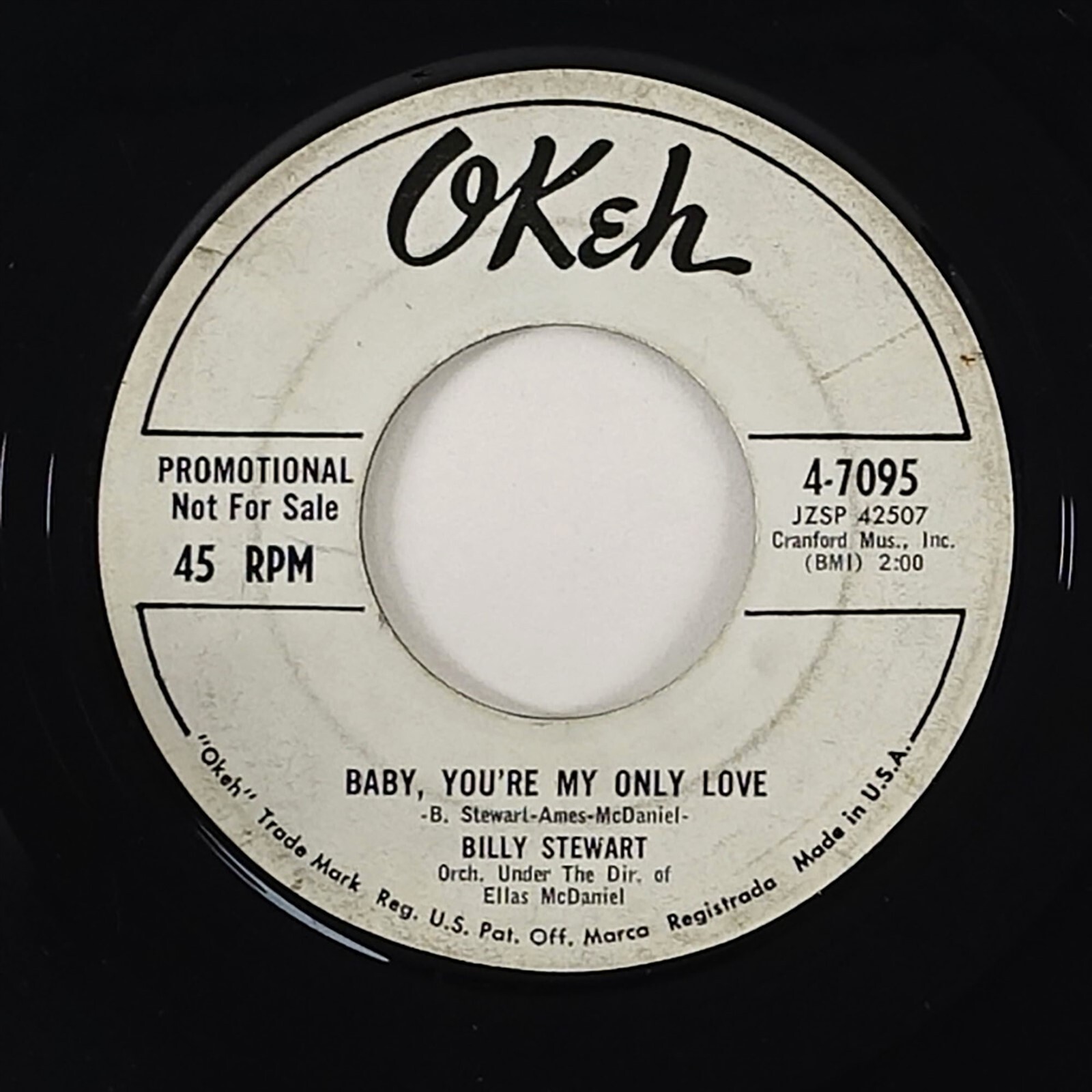 popsike.com - Billy Stewart "Baby, You're My Only Love" Group Doo Wop ...