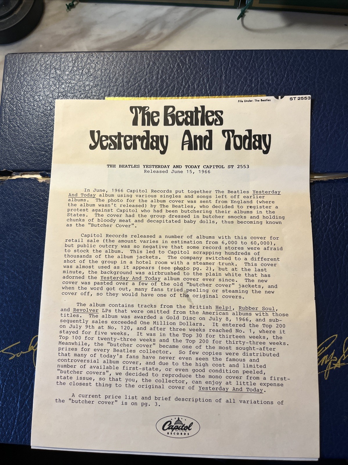 popsike.com - The Beatles Collection BC13 Blue Box 13 albums 14 LPs ...