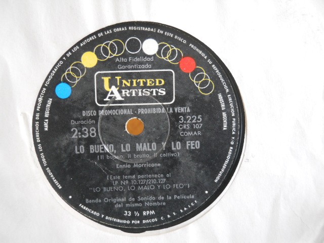 popsike.com - ENNIO MORRICONE | LO BUENO LO MALO Y LO FEO | ARGENTINA ...
