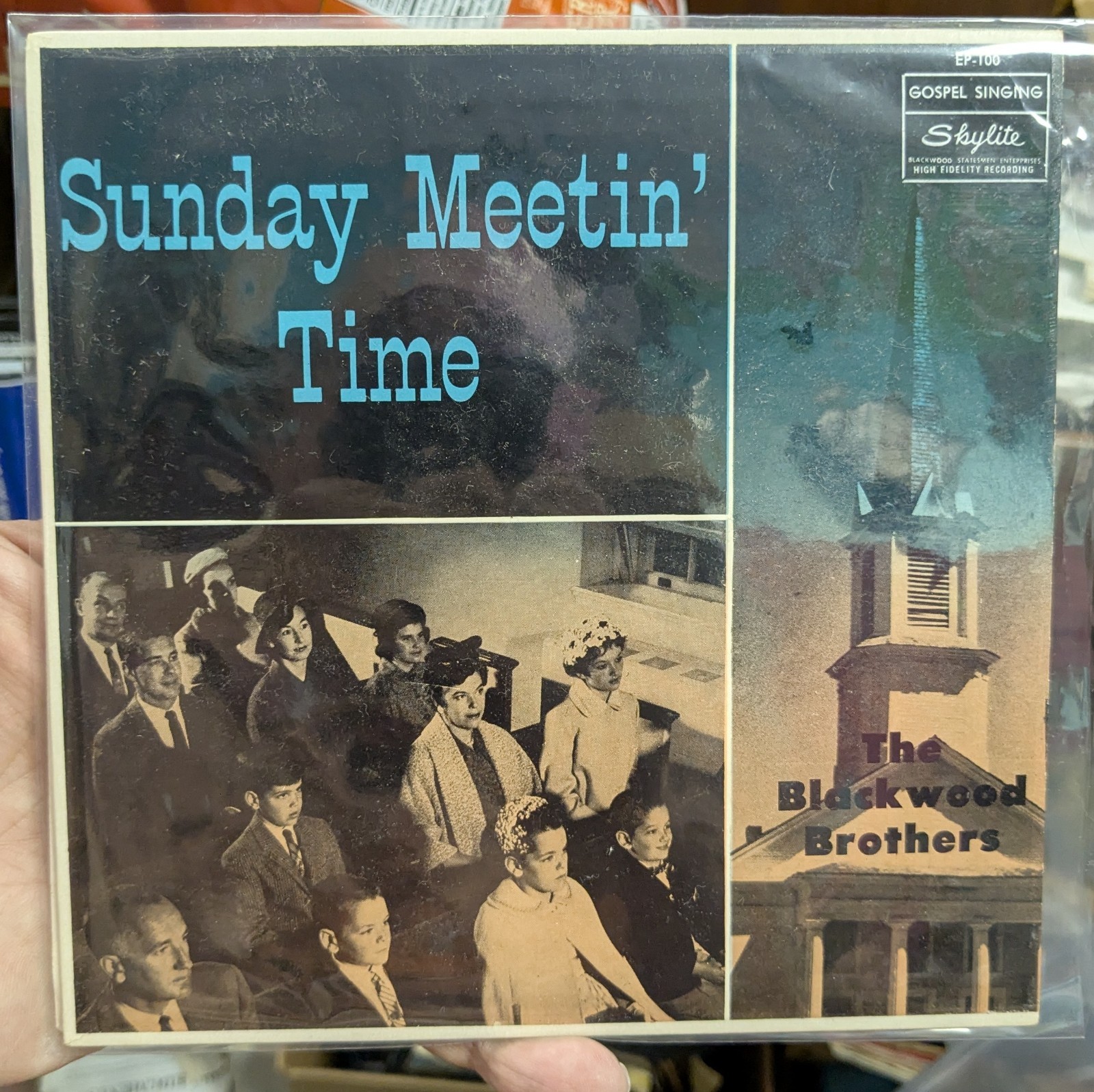 popsike.com - Blackwood Brothers RARE Sunday Meetin Time Skyline EP-100 ...