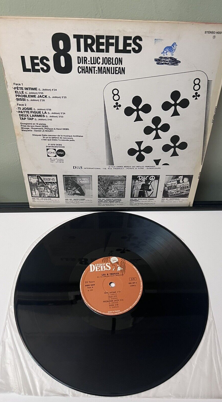 popsike.com - Les 8 Trefles "Fete Intime, Ti Josie" Vinyl Martinique ...