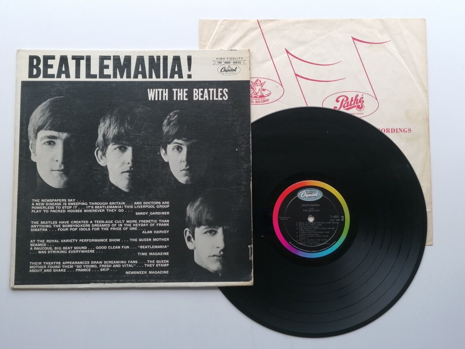popsike.com - THE BEATLES ORIG 1963 CANADIAN LP BEATLEMANIA CAPITOL ...