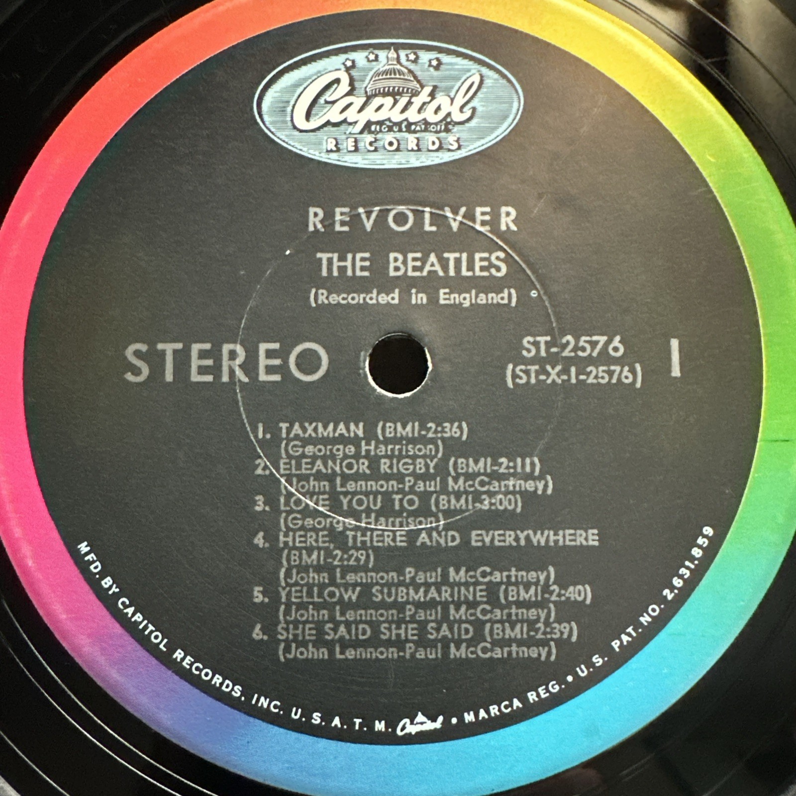 popsike.com - Beatles - Revolver - 1966 US Stereo Press Rainbow Capitol ...