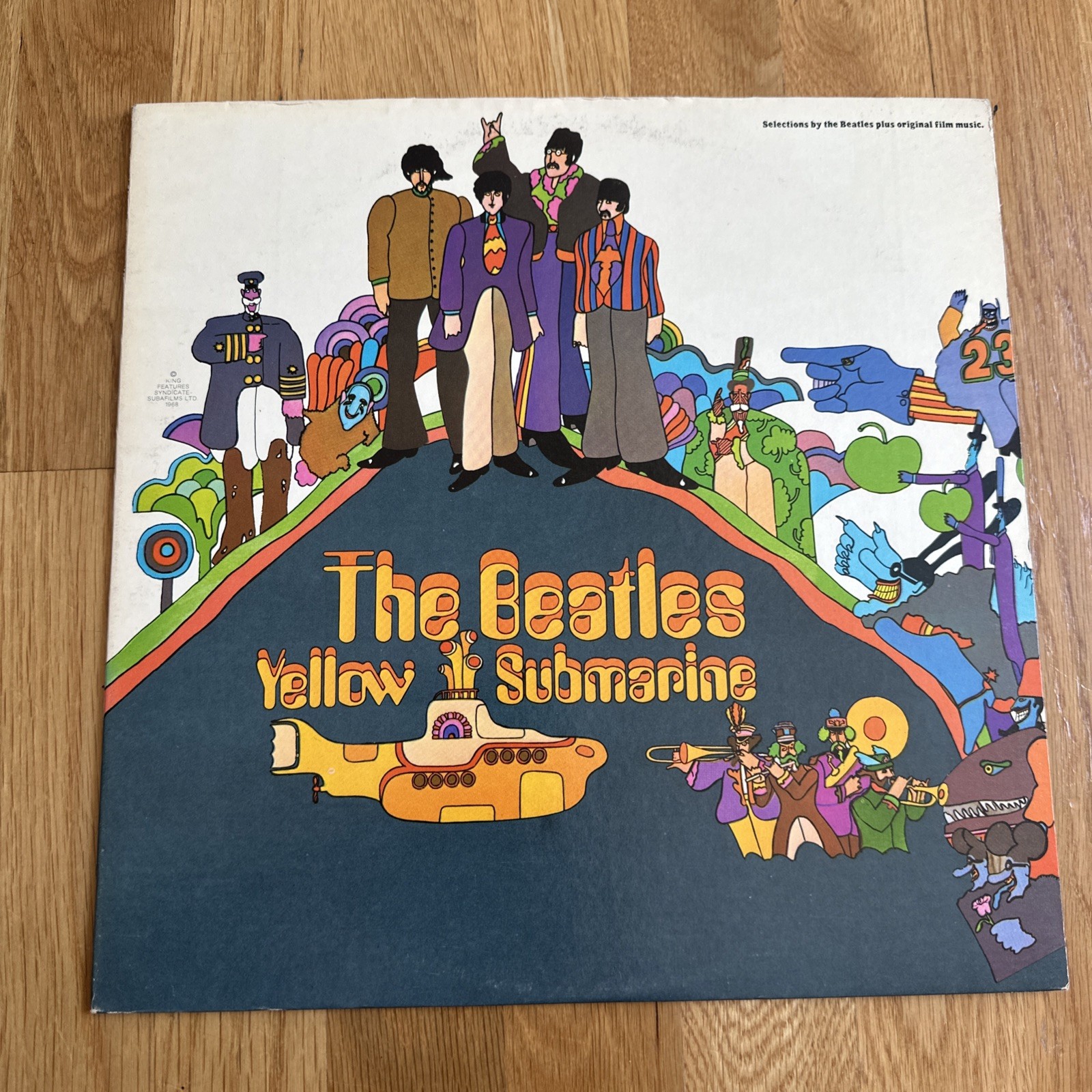 popsike.com - THE BEATLES - Yellow Submarine LP APPLE SW-153 Vinyl ...