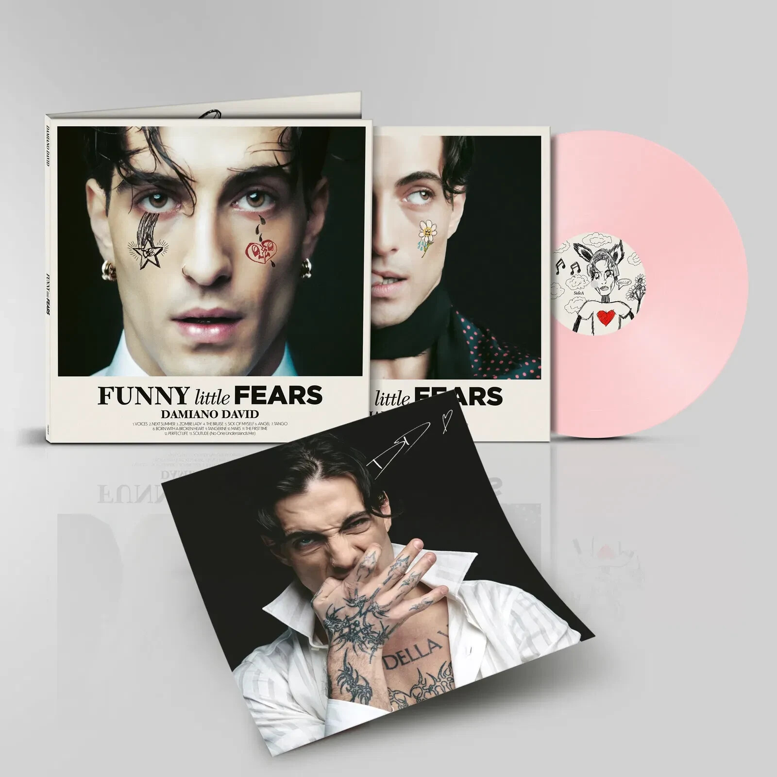 popsike.com - DAMIANO DAVID - FUNNY LITTLE FEARS - LIMITED PINK VINYL ...
