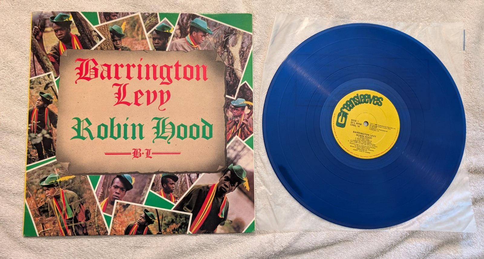 popsike.com - Barrington Levy Robin Hood LP Greensleeves Blue Vinyl ...