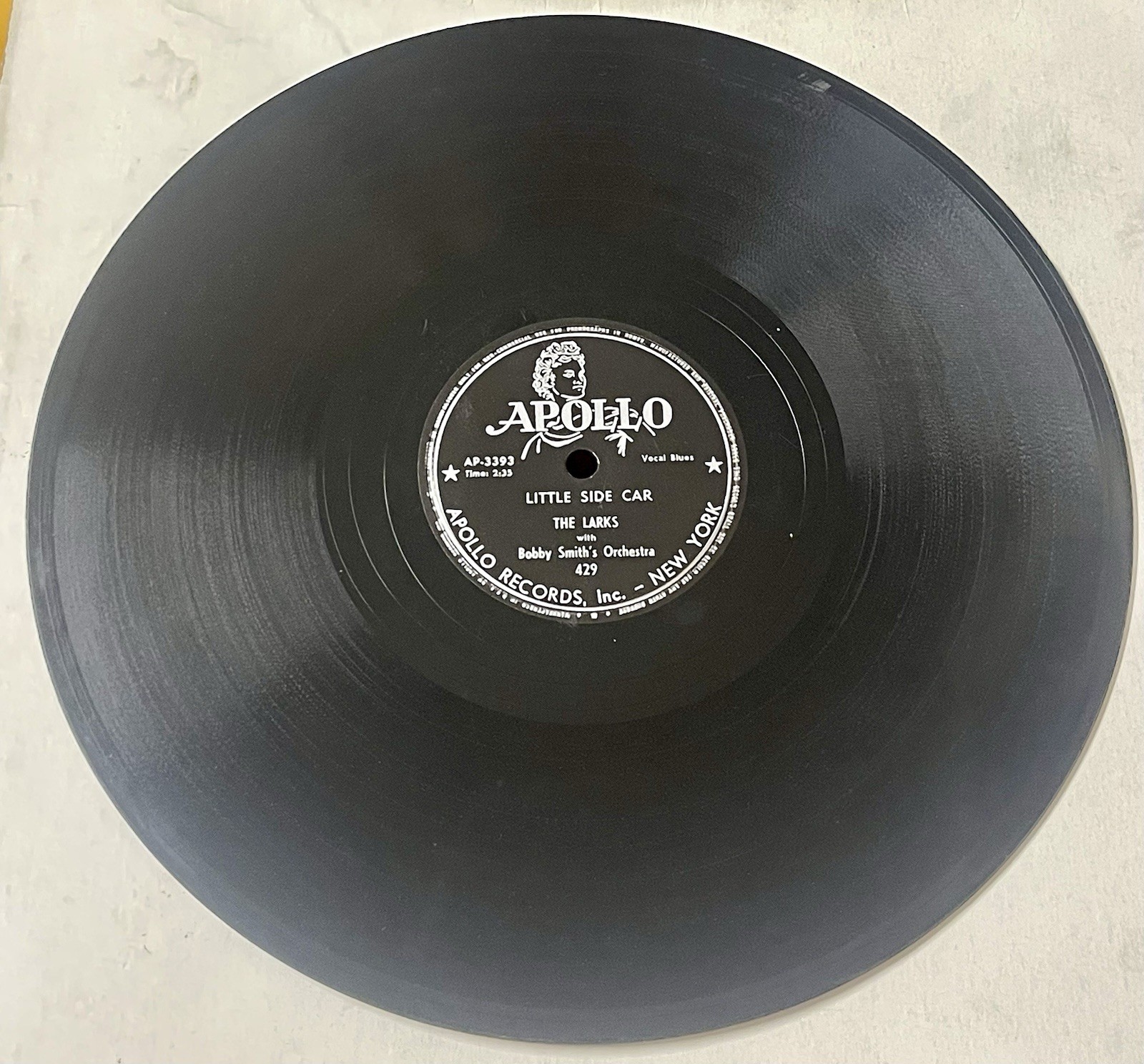 popsike.com - The Larks 1951 DOO WOP 78 Hey Little Girl /Little Side ...