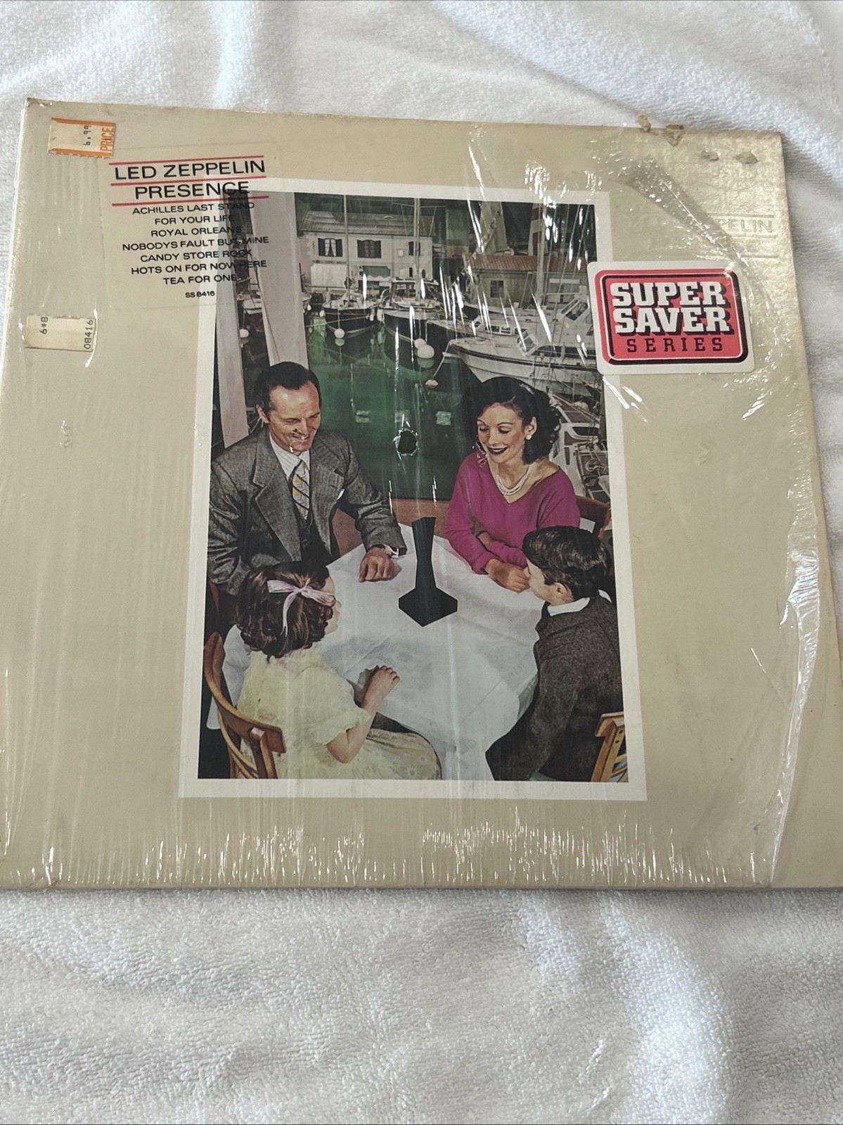 popsike.com - LED ZEPPELIN Presence 1976 Vinyl LP Record SS 8416 Swan ...