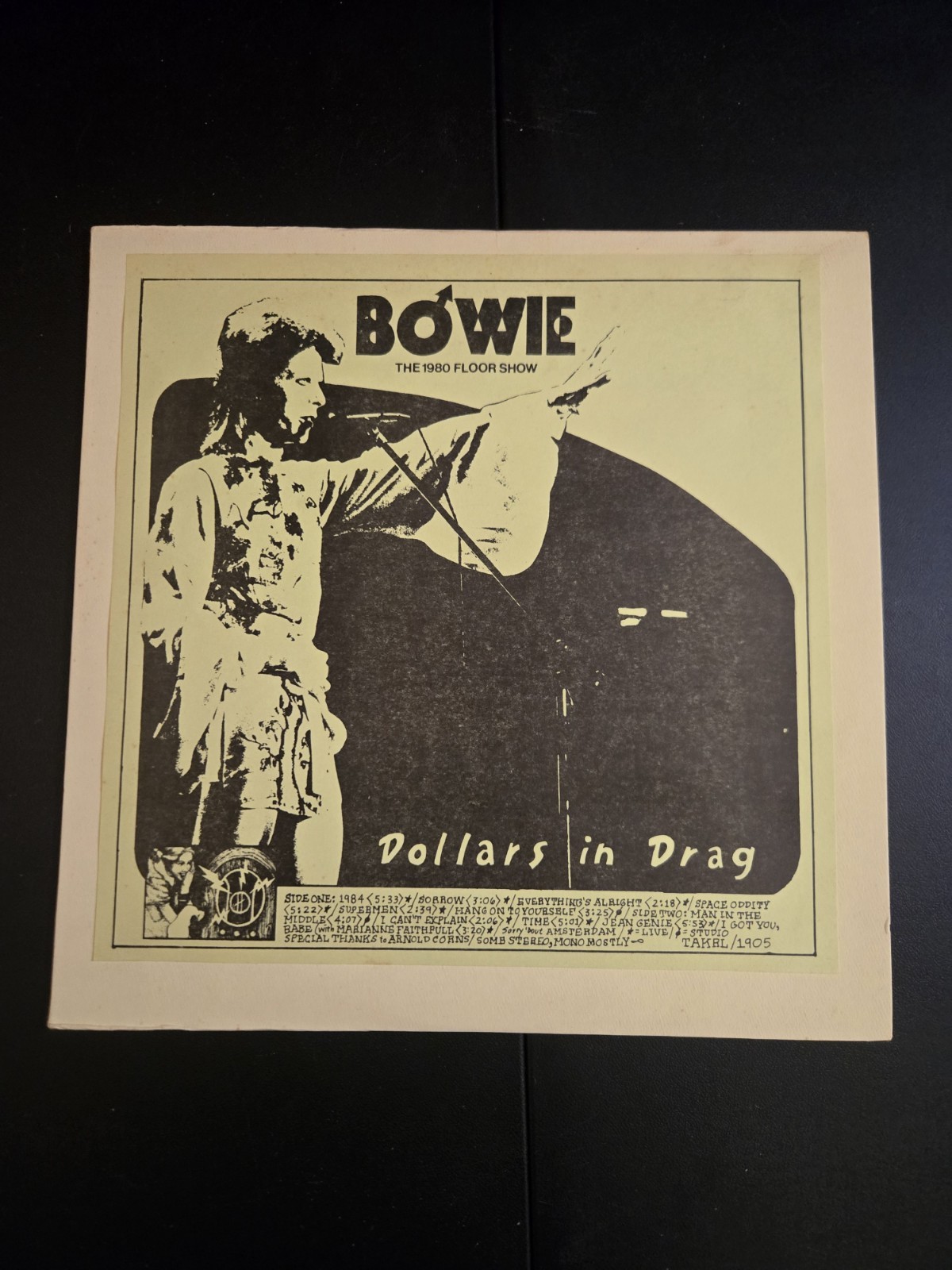 popsike.com - Rock LP DAVID BOWIE Dollars In Drag - The 1980 Floor Show ...