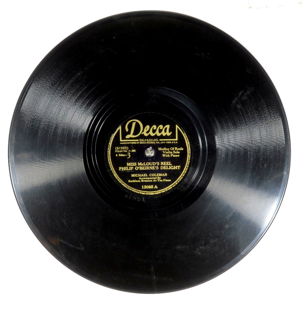 popsike.com - 78 RPM -- Michael Coleman, Decca 205 (3 78 Album), E ...