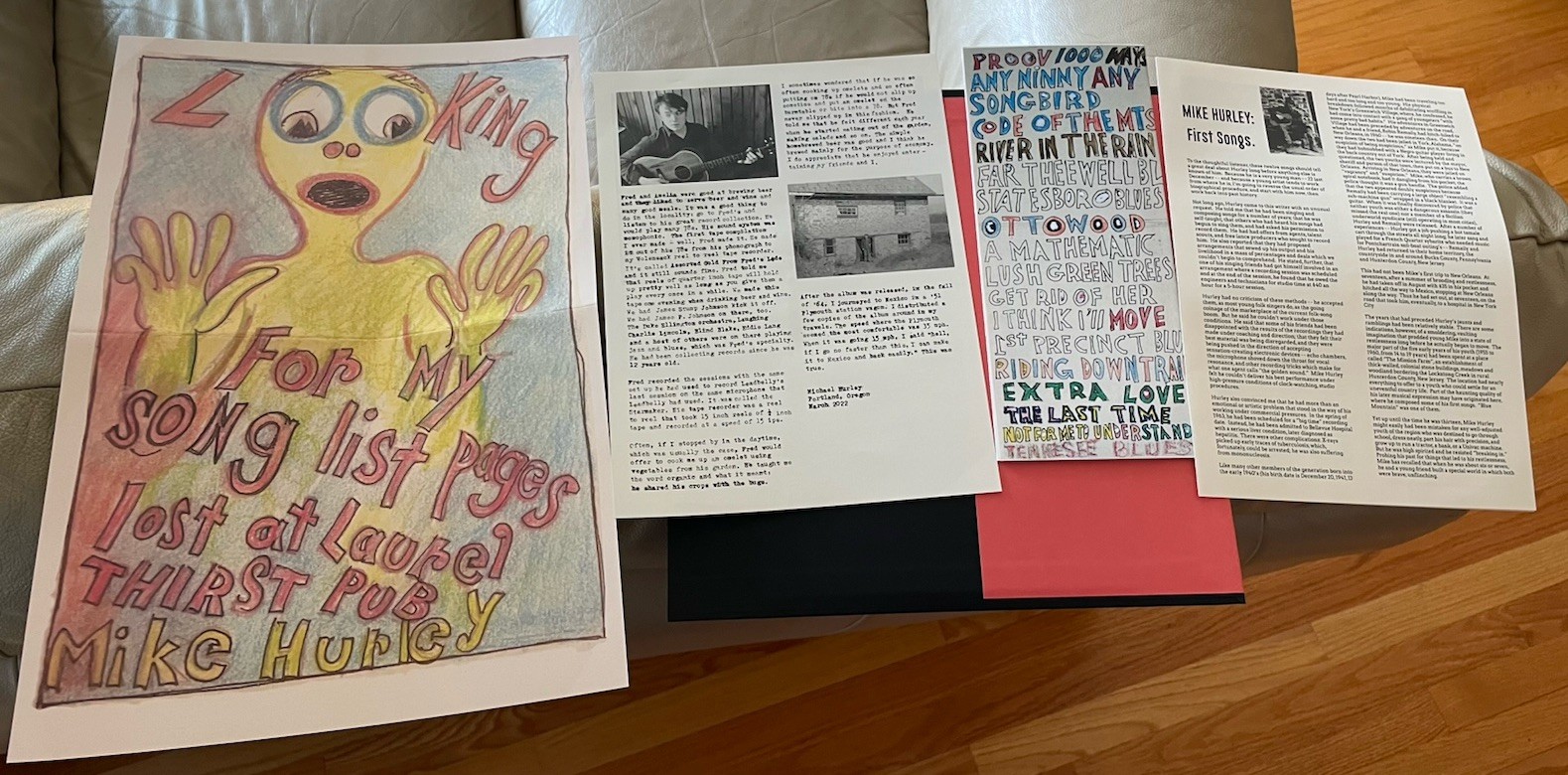 popsike.com - MICHAEL HURLEY First Songs LP Forest Bloodgood Bauer ...