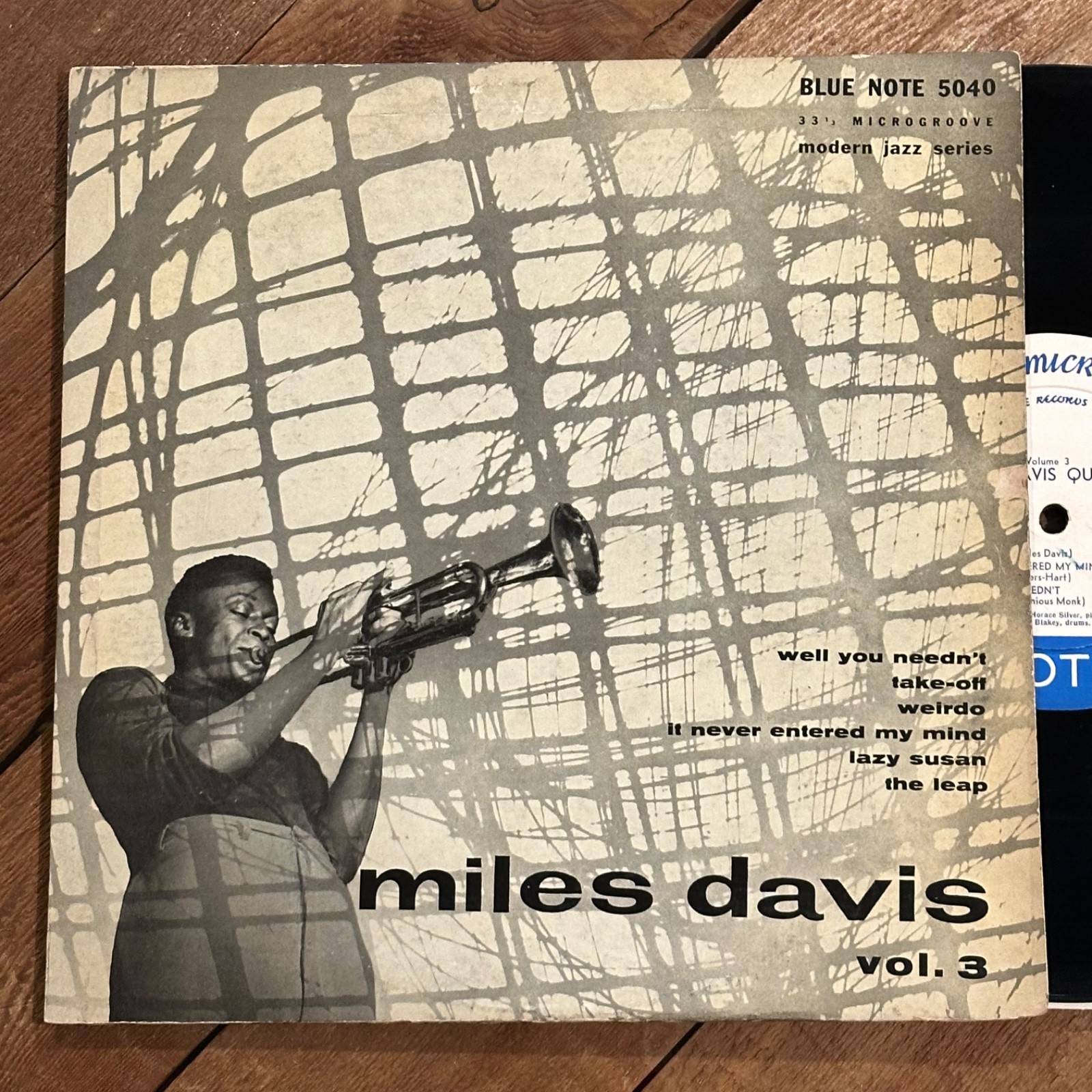 popsike.com - Miles Davis Quartet Vol 3 Blue Note lp 10” 1st DG Lex ...