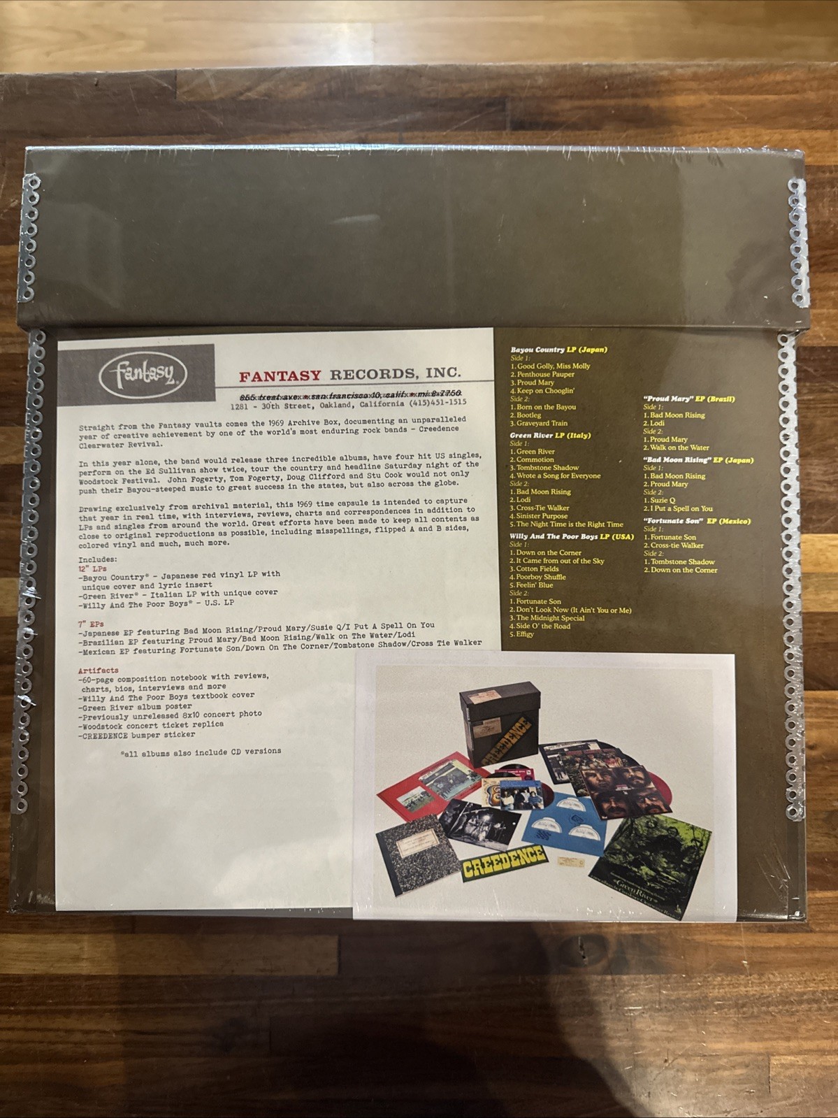 popsike.com - CCR 1969 Box Set [3 LP/3 cd/3 -7] Creedence Clearwater ...