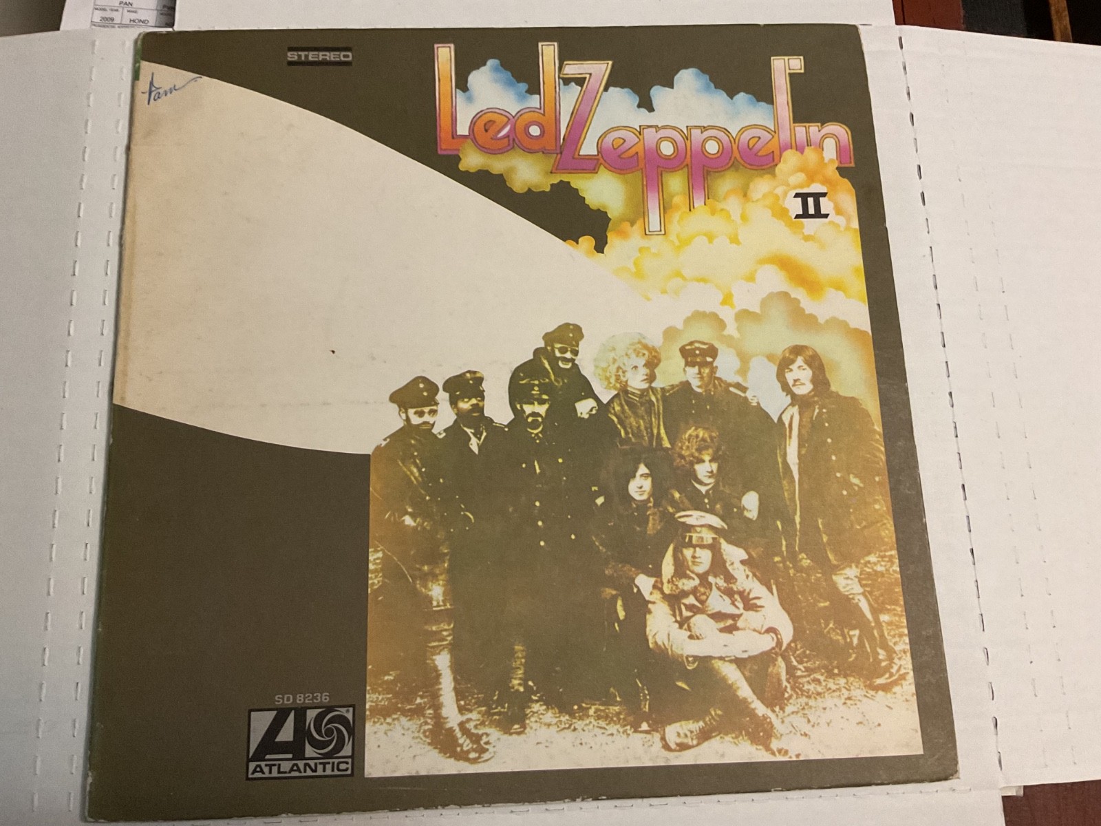 popsike.com - LED ZEPPELIN - LED ZEPPELIN II LP RL/SS PRESSWELL PRESS ...