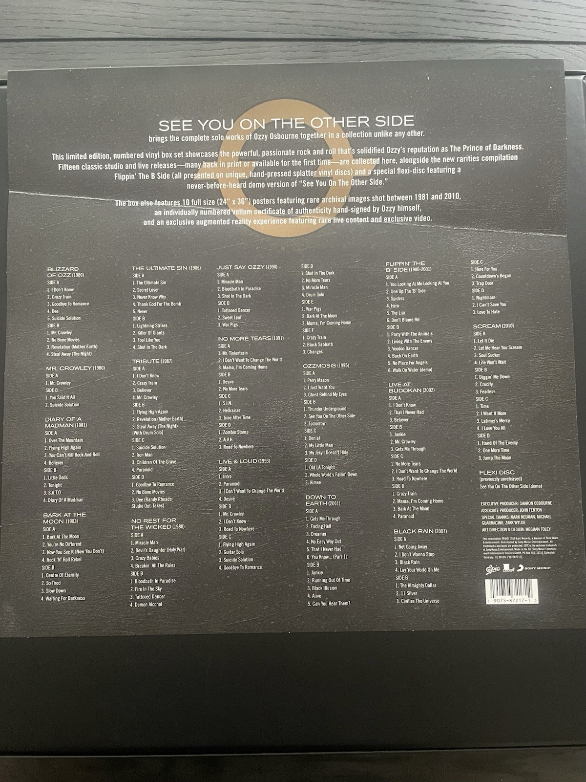 popsike.com - See You On The Other Side Ozzy Osbourne 2019 Original Box ...