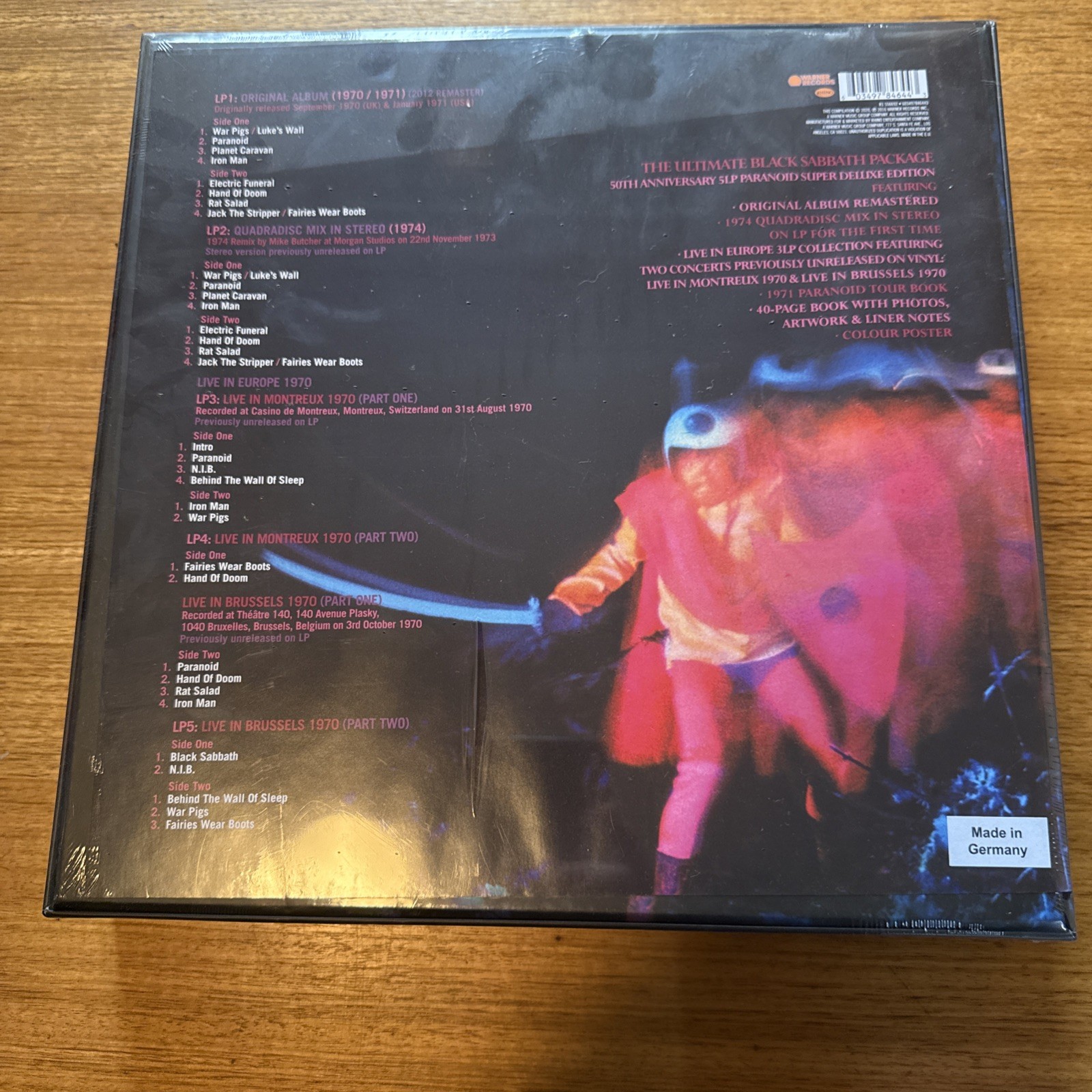 popsike.com - Black Sabbath Paranoid Super Deluxe Edition Box Vinyl 5LP ...