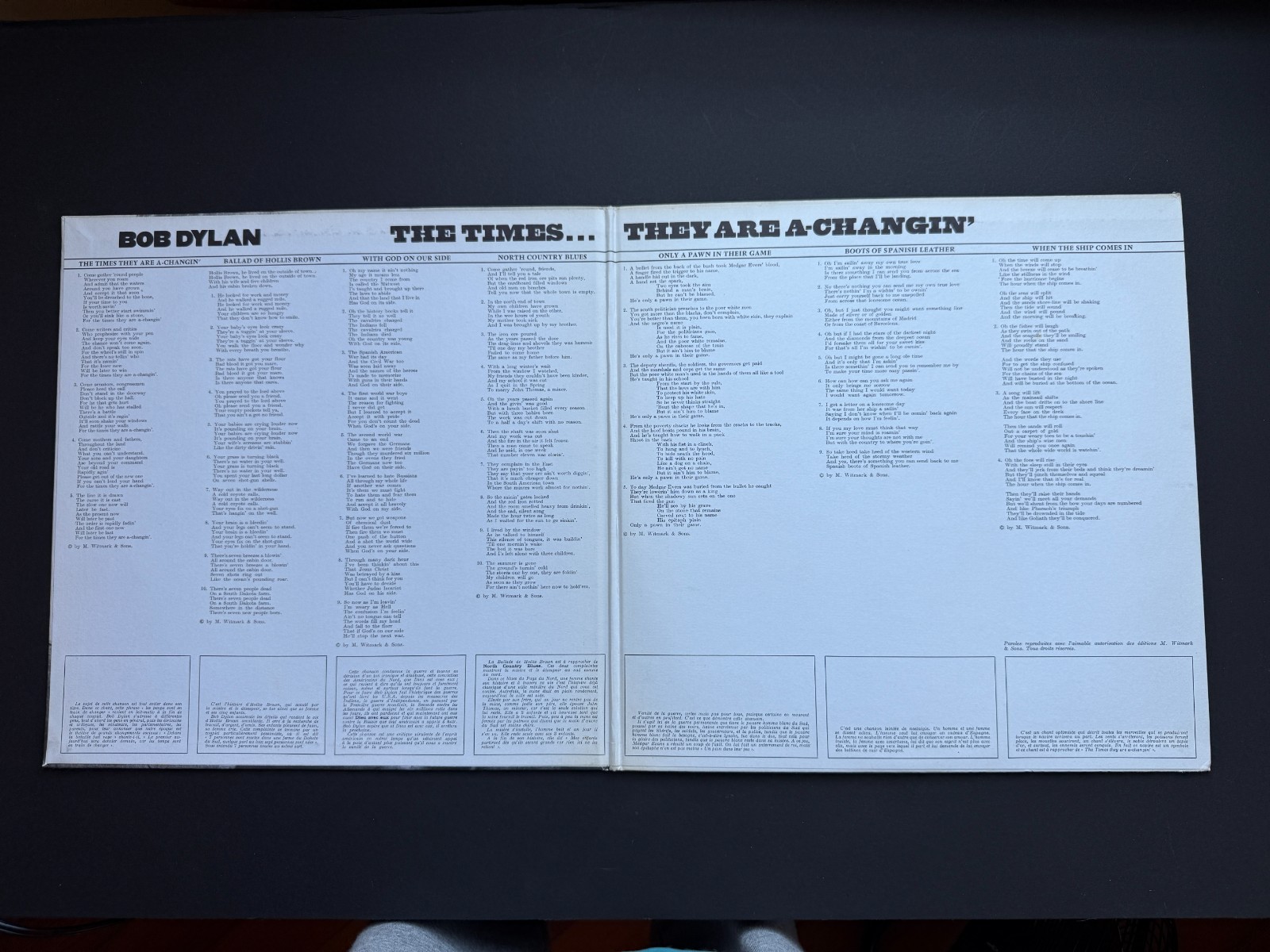 popsike.com - Bob Dylan - "Mister" Bob Dylan FRANCE NM/EX CBS Times ...