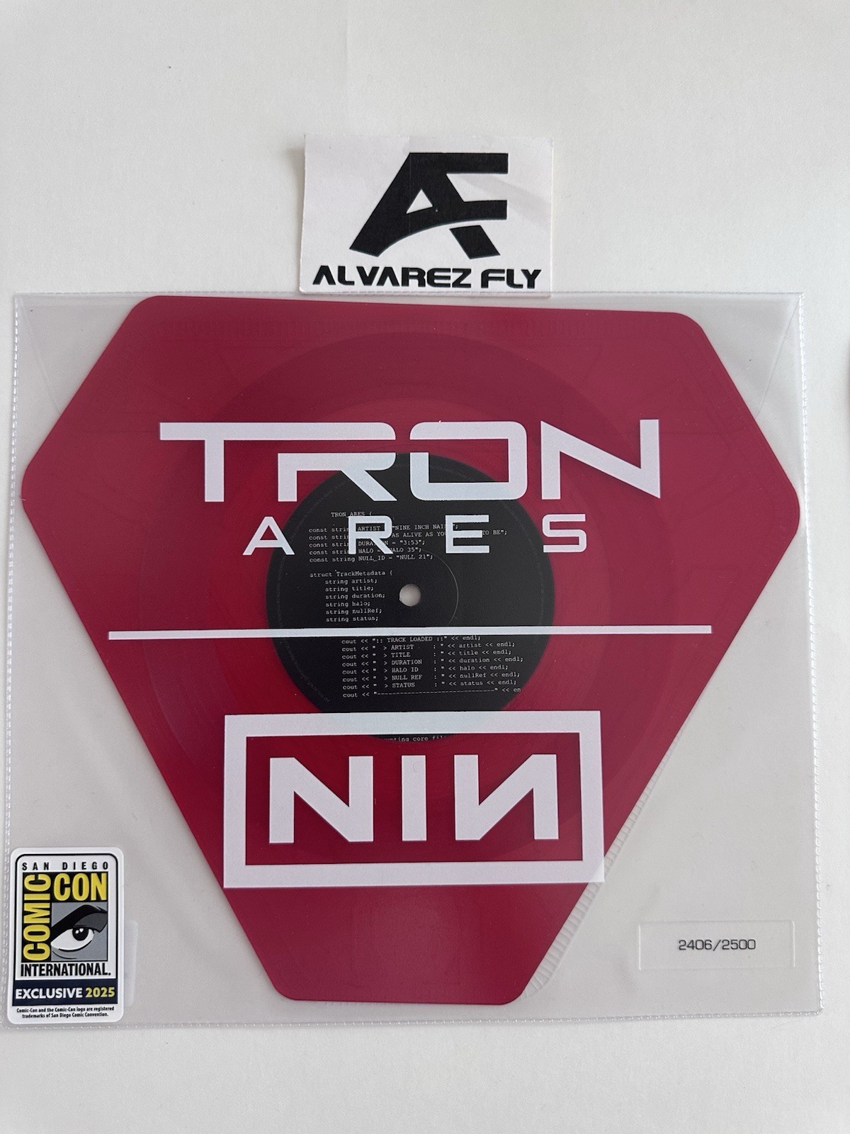 popsike.com - SDCC Tron Ares NIN Vinyl Record 2025 Comic Con EXCLUSIVE ...
