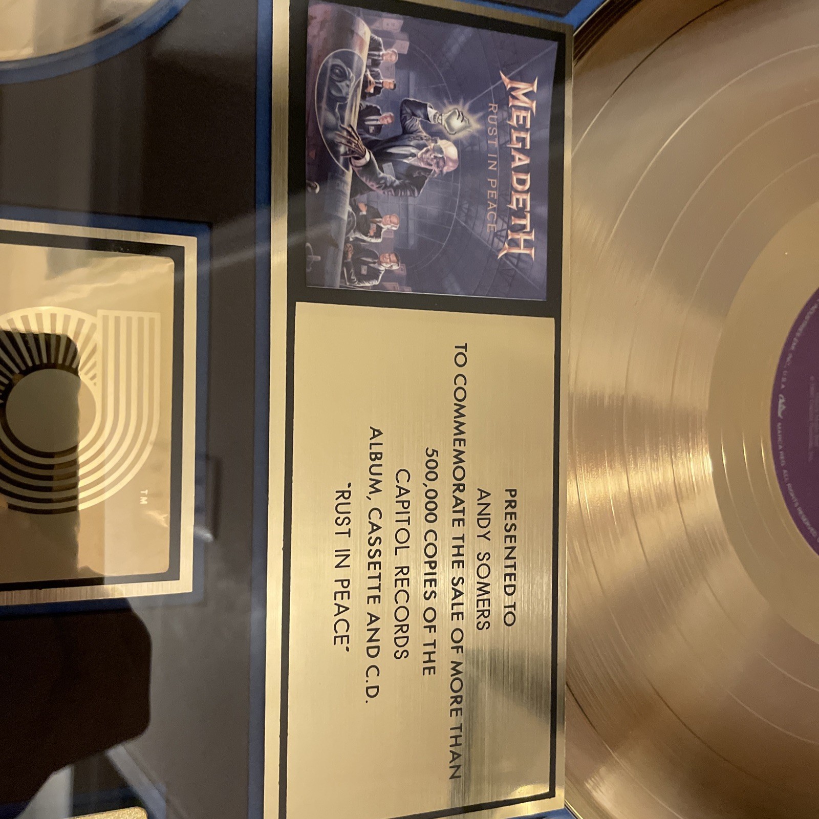 popsike.com - Megadeth RIAA Awards And Peace Sells UK Test Pressing ...