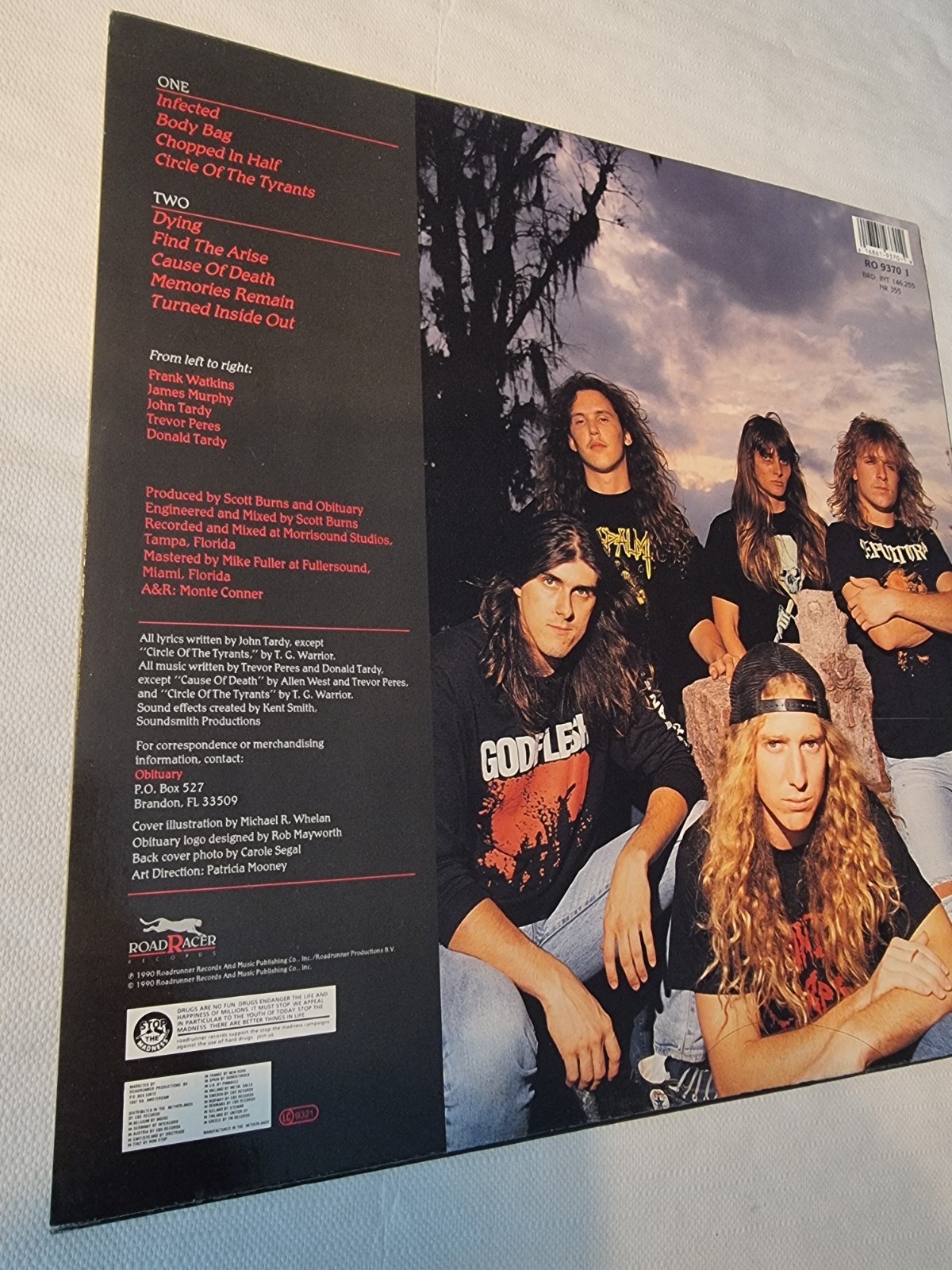 popsike.com - Obituary ‎- 1990 - Cause Of Death, 1st press, Death Metal ...