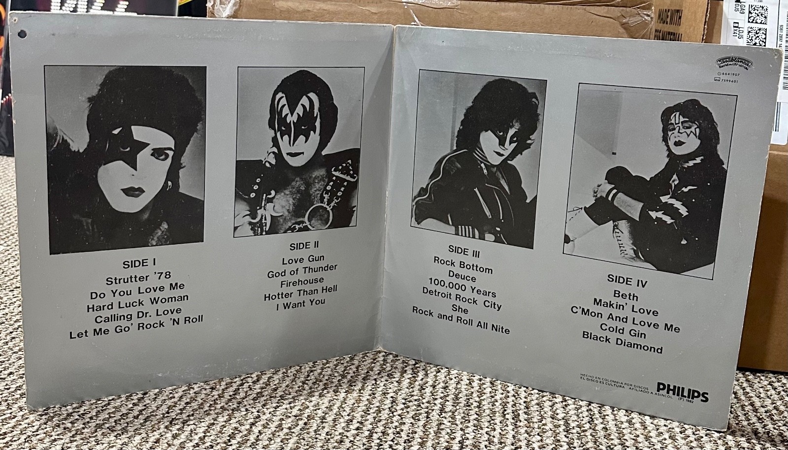 popsike.com - Kiss Double Platinum Colombia RARE Casablanca Aucoin ...
