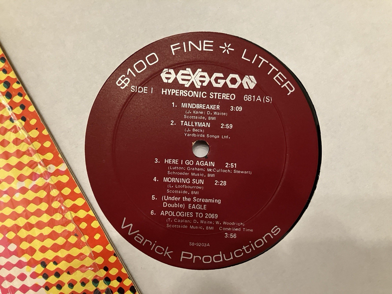 popsike.com - 1968 LP the Litter $100 Fine Garage Psych Rock High VG+ ...