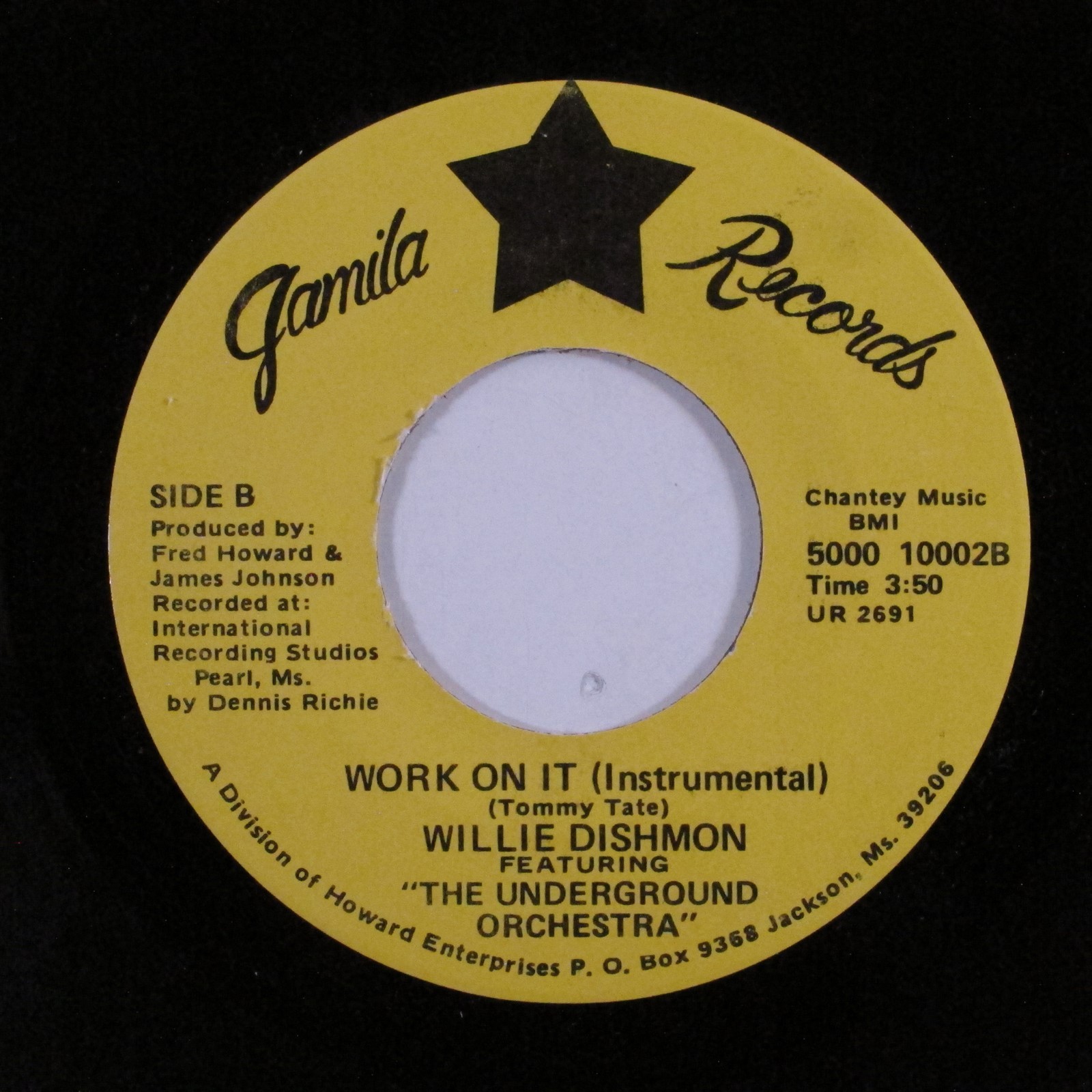 popsike.com - Modern Soul Funk 45 WILLIE DISHMON Work On It JAMILA VG++ ...