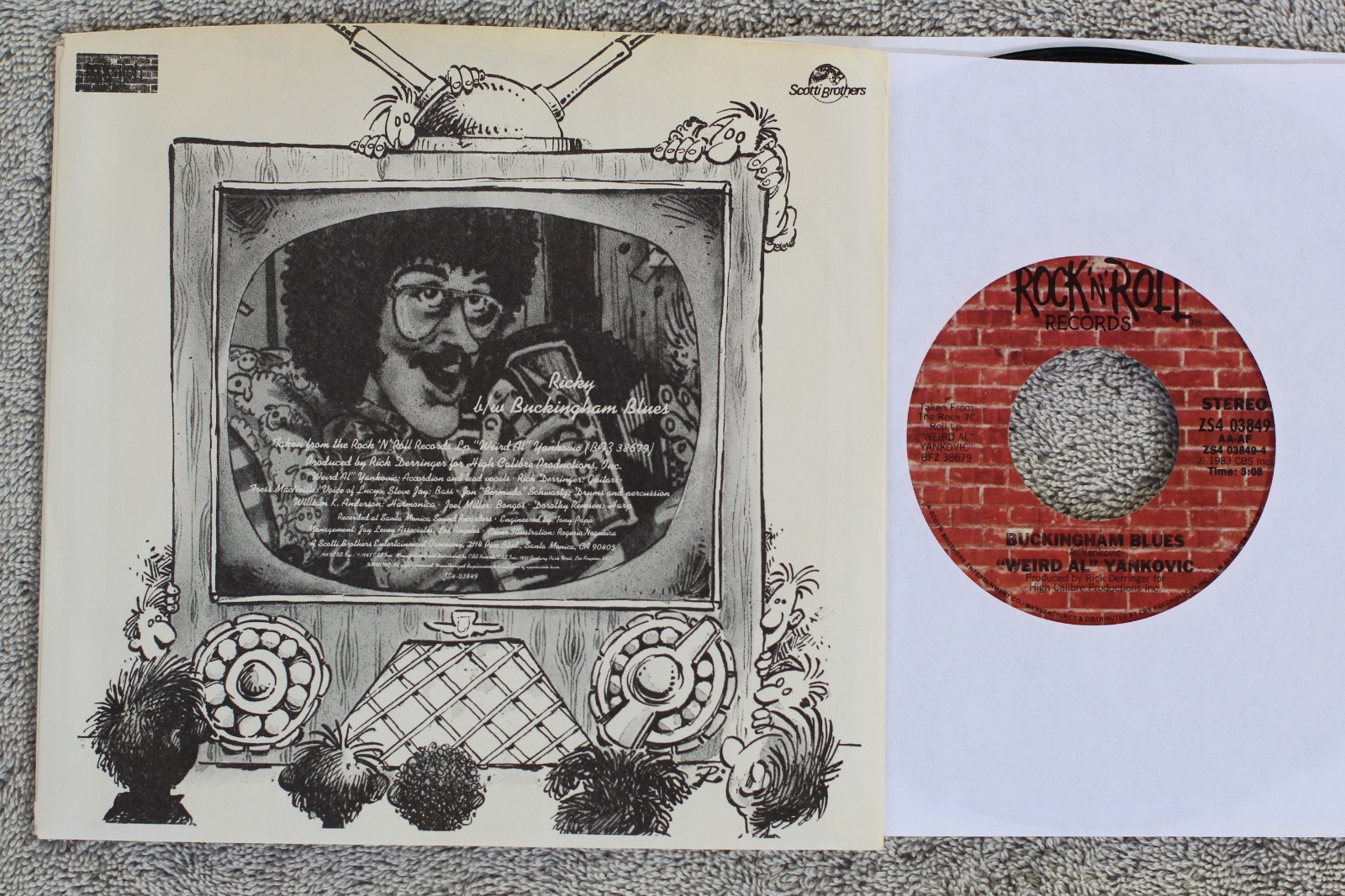 popsike.com - "Weird Al" Yankovic - Ricky - US Picture Sleeve PS 7 ...