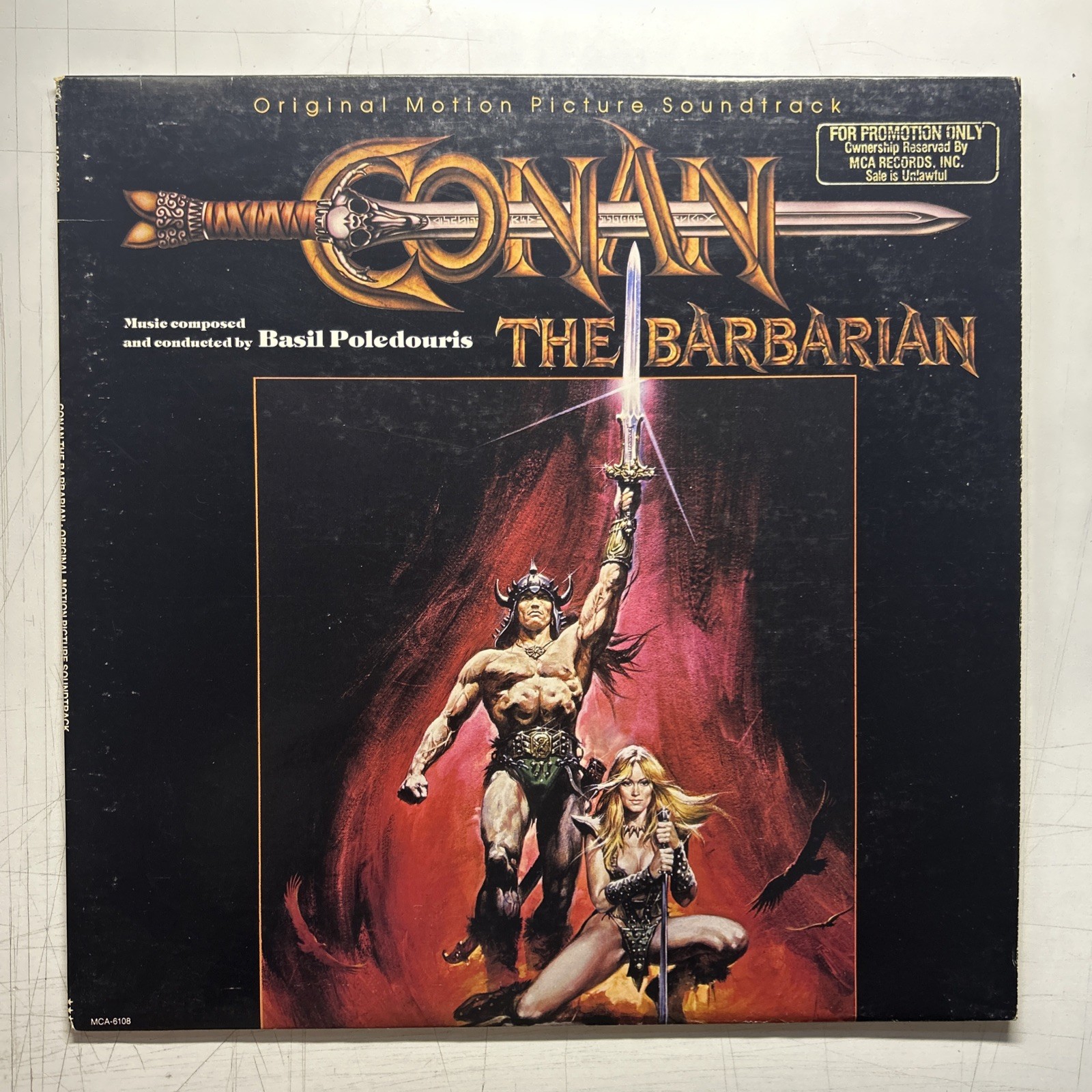 popsike.com - Conan The Barbarian Original Motion Picture Soundtrack ...