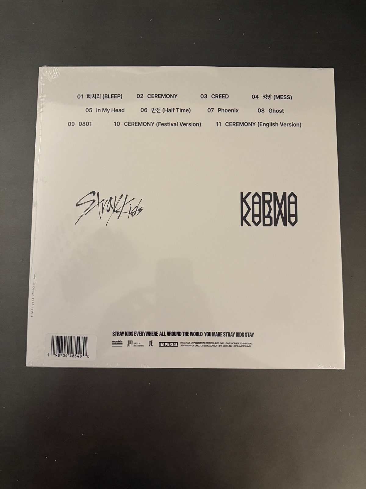 popsike.com - STRAY KIDS KARMA (GRAPHITE VINYL) STORE EXCLUSIVE taylor ...