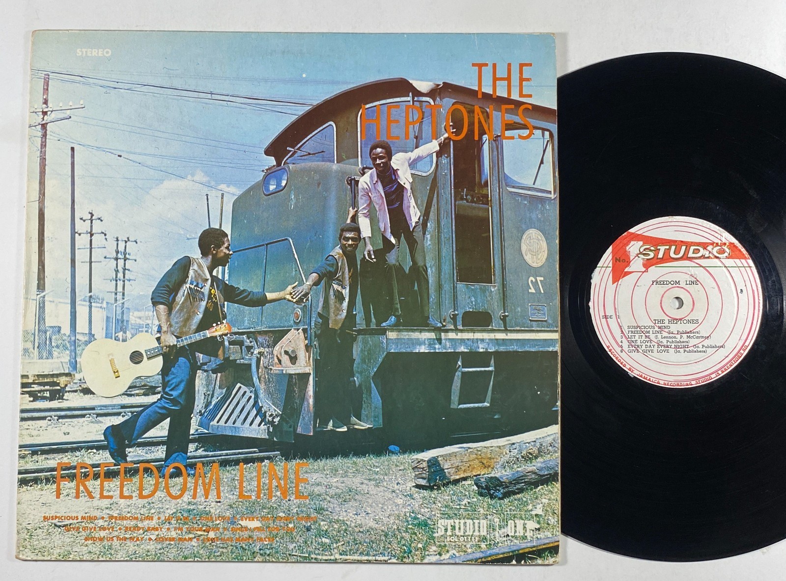 popsike.com - The Heptones "Freedom Line" Reggae LP Studio One ...