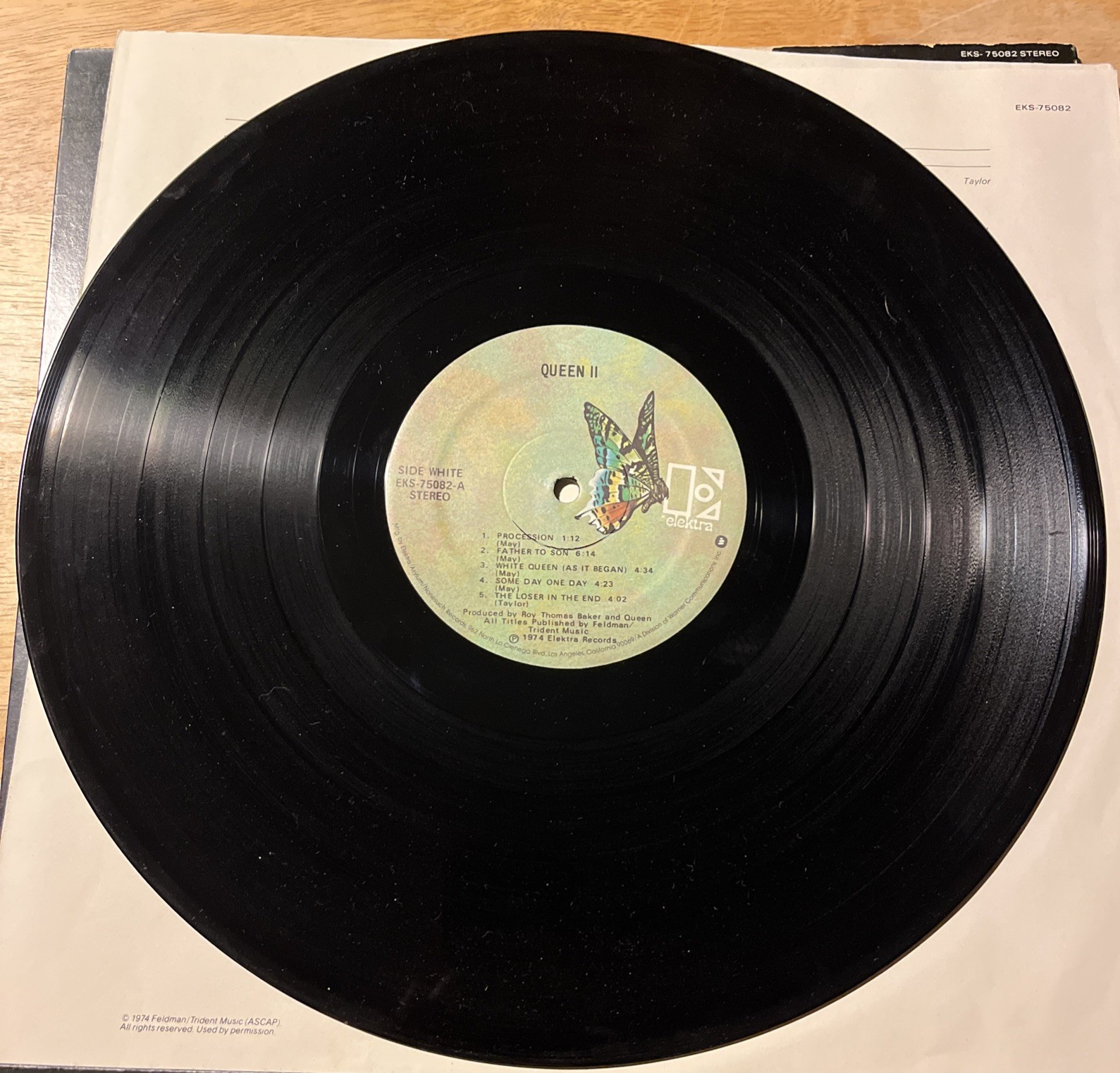 popsike.com - RARE ORIGINAL Queen II 2 original album vinyl 1974 ...
