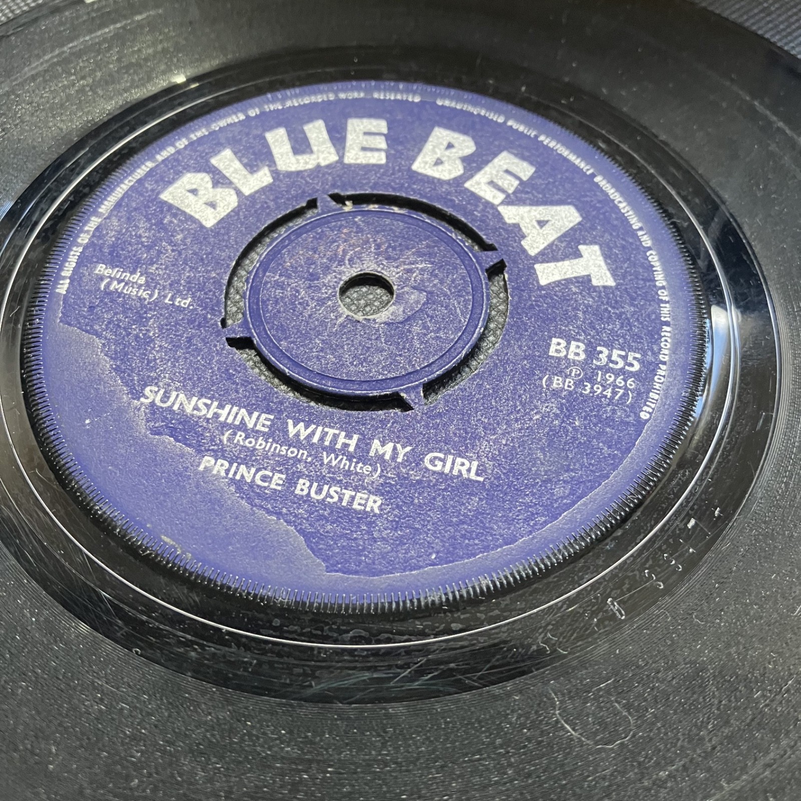 popsike.com - Prince Buster Sunshine With My Girl Blue Beat BB355 1966 ...