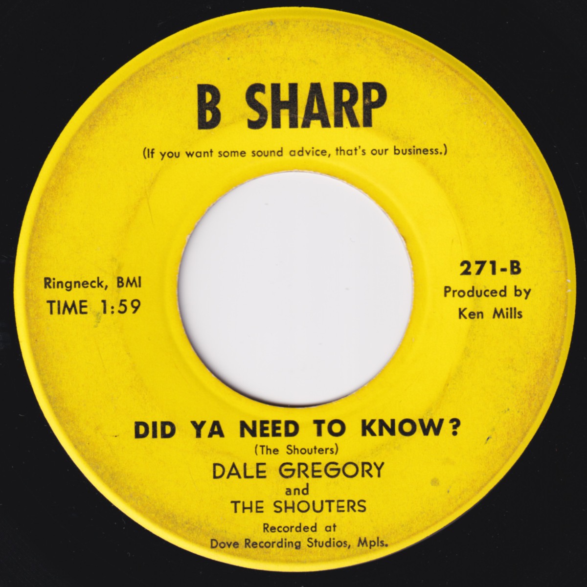 popsike.com - DALE GREGORY & THE SHOUTERS Did Ya Need To Know HOLY ...